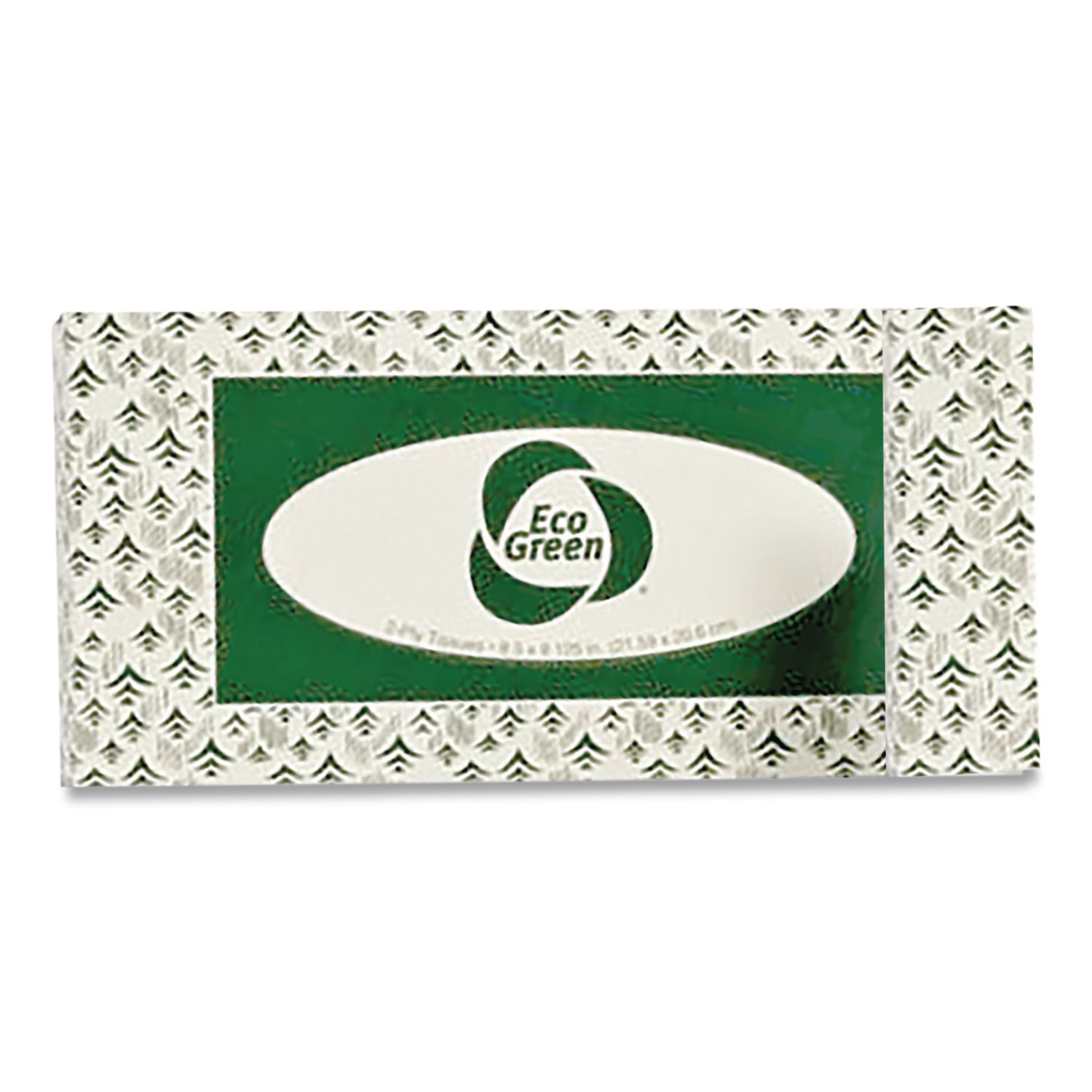 Eco Green® Recycled Two-Ply Facial Tissue, White, 150 Sheets/Box, 20 ...
