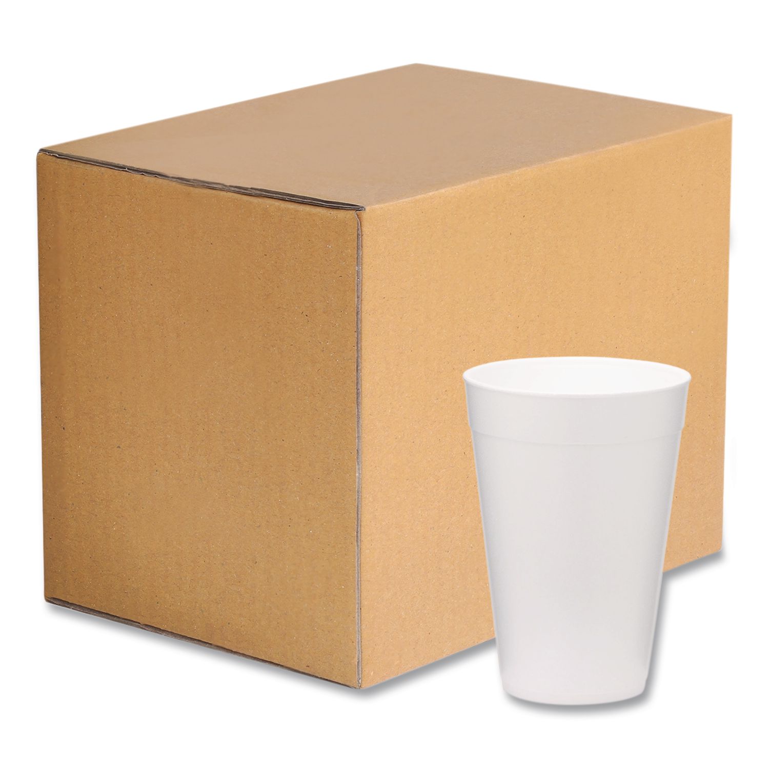 WinCup® Foam Drink Cups, 32 oz, White, 500/Carton | Gem Supply Company