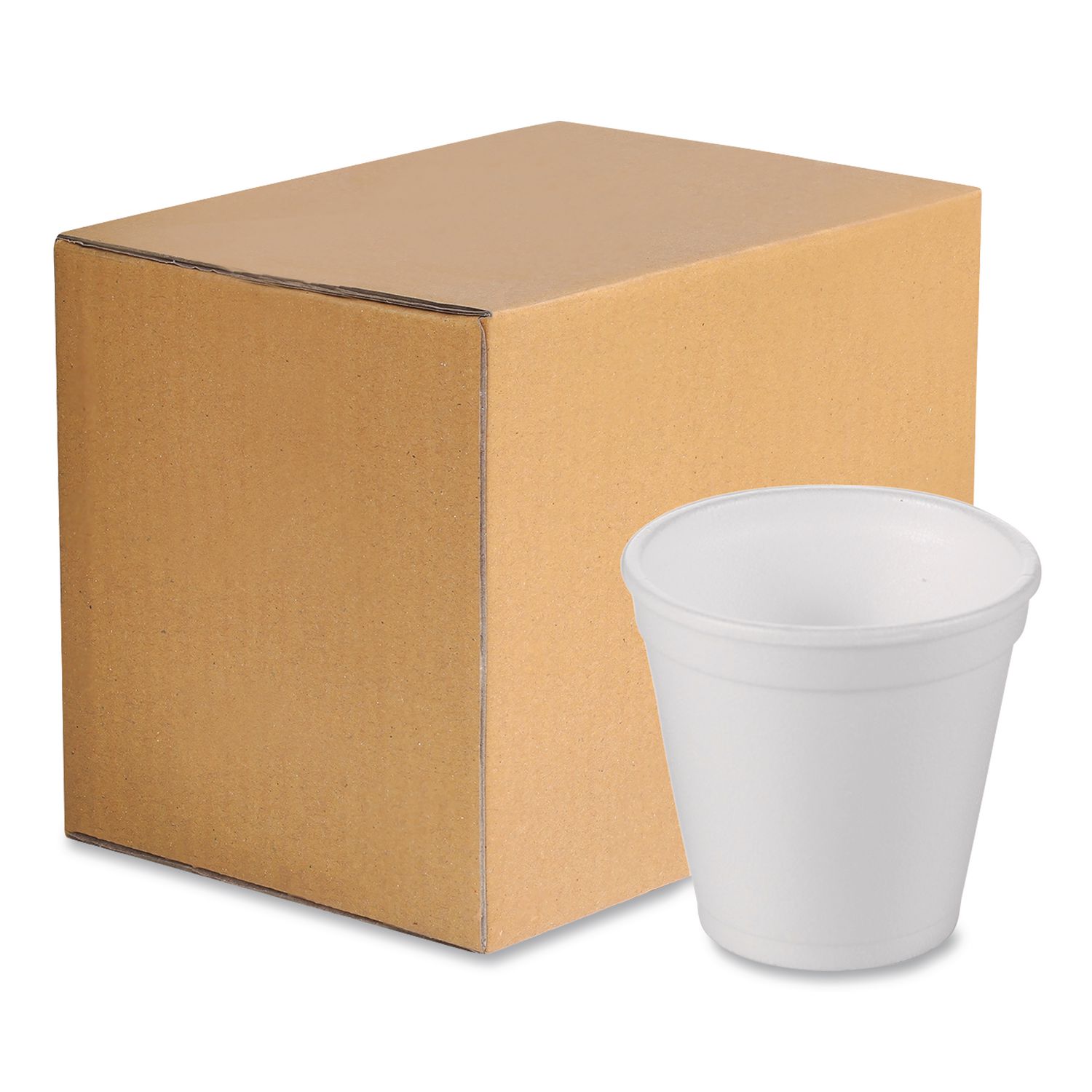 WinCup® Foam Drink Cups, 4 oz, White, 1,000/Carton | Coastal Sanitary ...