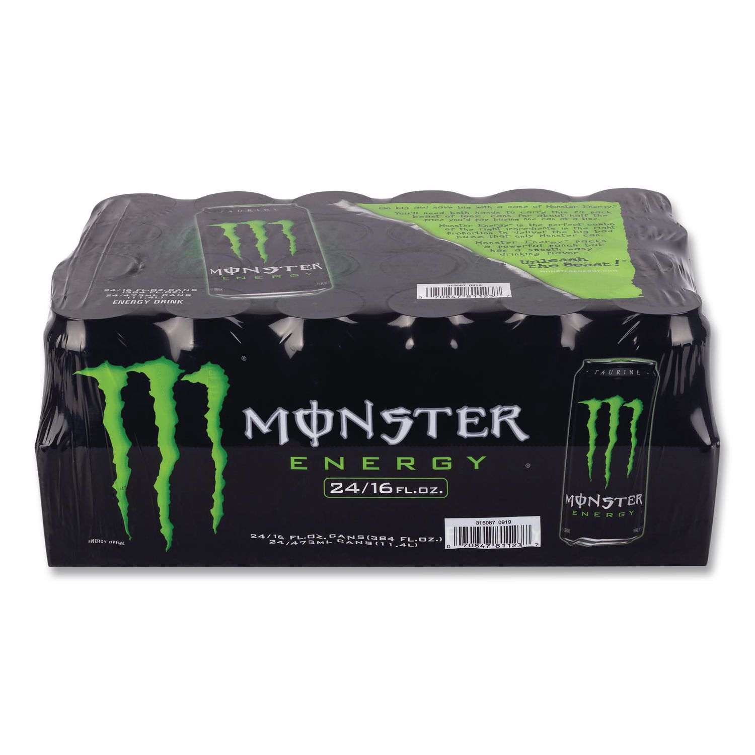 Monster Energy® Original, 16 oz Bottle, 24/Carton ; Ships in 1-3 ...