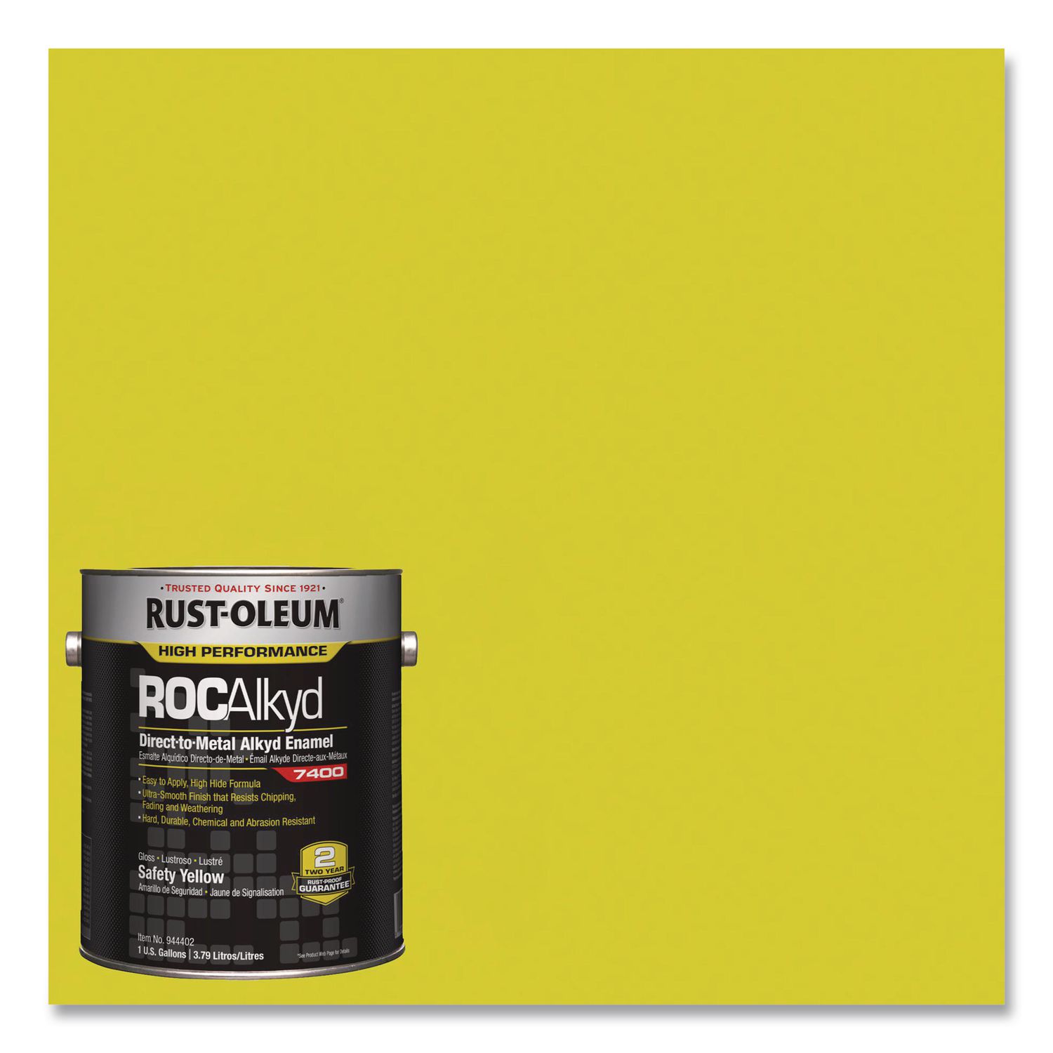 Rust-Oleum® High Performance 7400 System 450 VOC DTM Alkyd Enamel Paint ...