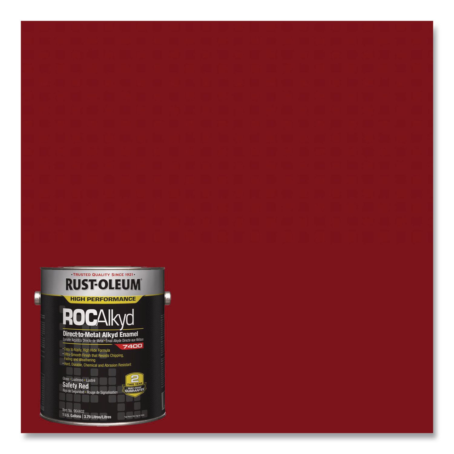 Rust-Oleum® High Performance 7400 System 450 VOC DTM Alkyd Enamel Paint ...