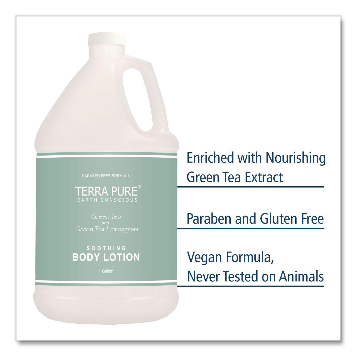 Diversified Hospitality Solutions Terra Pure Lotion Gallon, Green Tea ...