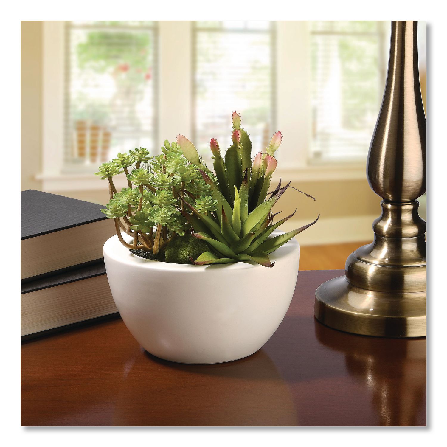 National Tree Company® Spring Potted Plant, 8" x 8" x 8", Green Plant ...