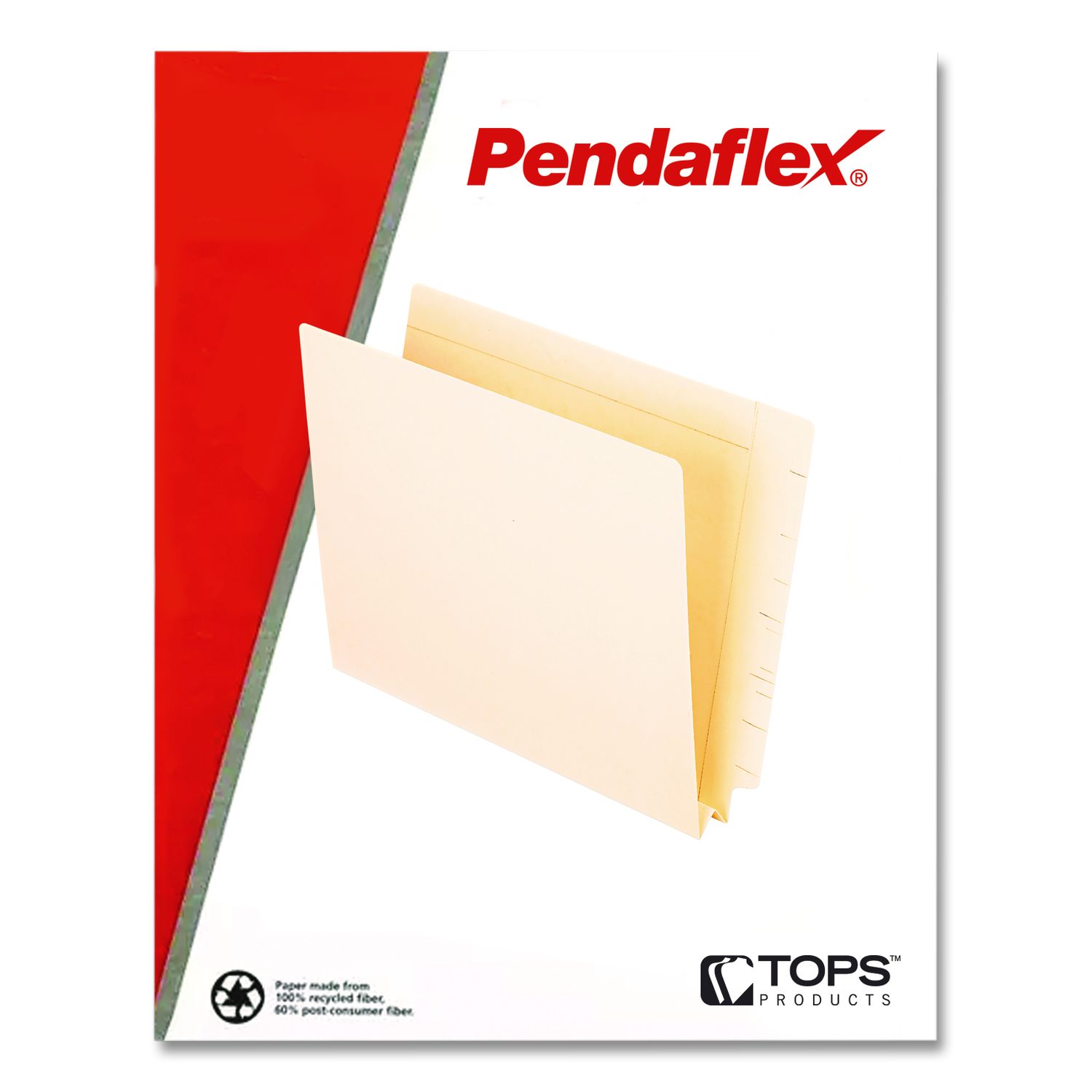 Manila End Tab Expansion Folders, Straight Tabs, Letter Size, 1.5 ...