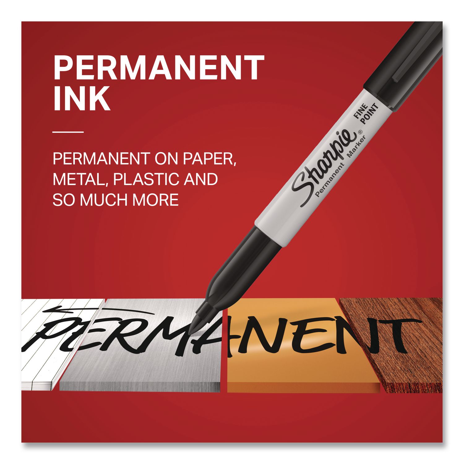 Sharpie® Fine Tip Permanent Markers, Fine Tip, Assorted Colors, 8/Pack ...