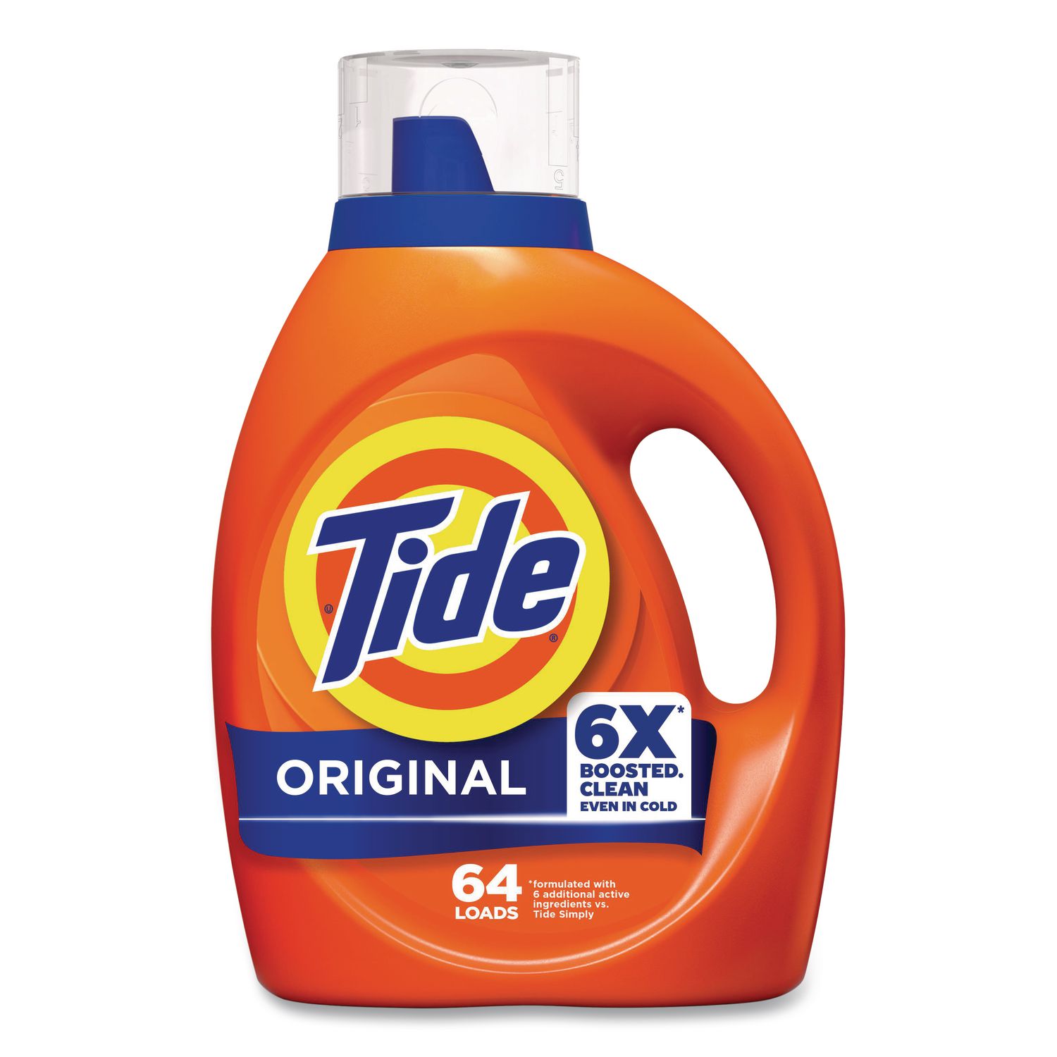 Tide® HE Liquid Laundry Detergent, Original Scent, 64 Loads, 80 oz ...
