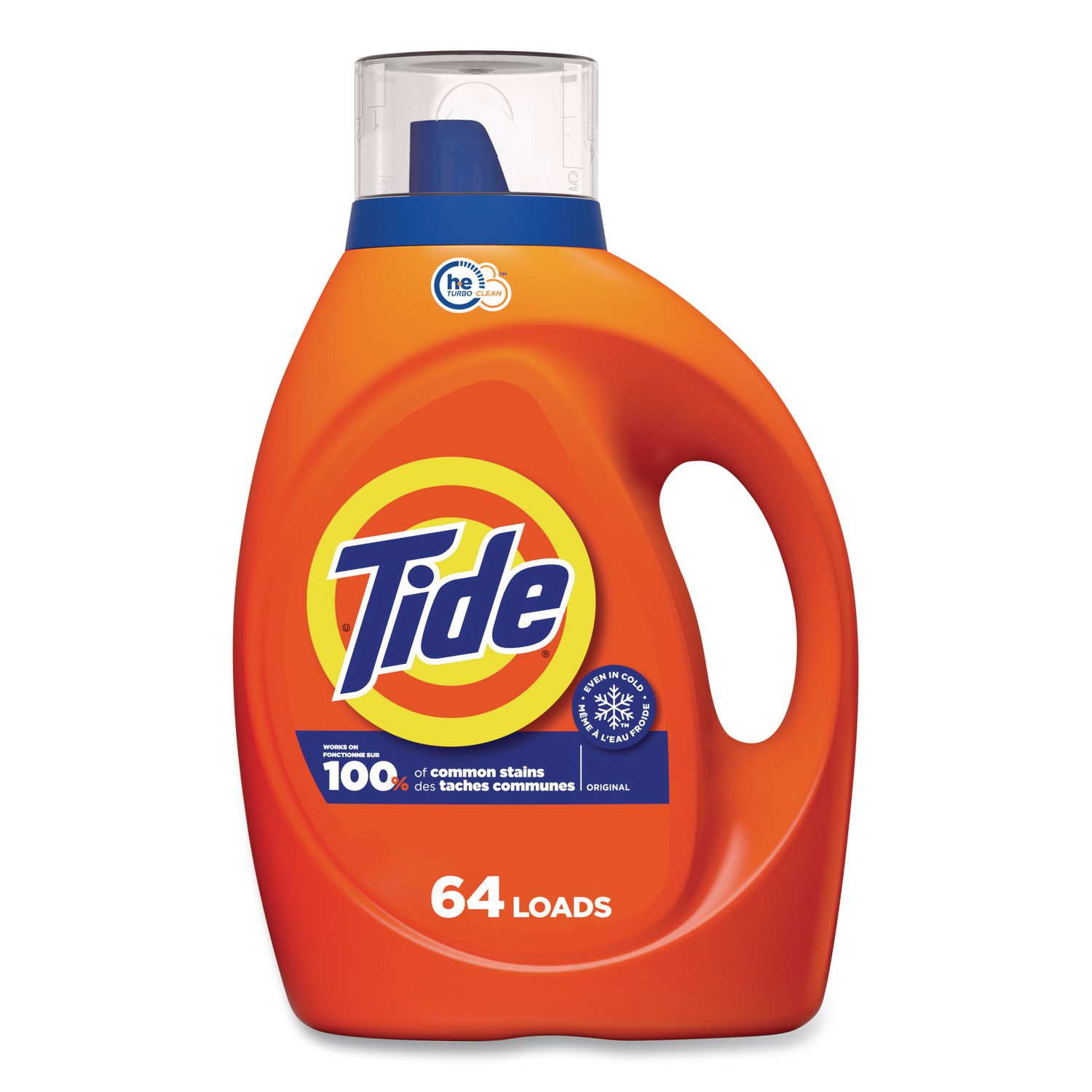 Tide® HE Laundry Detergent, Original Scent, Liquid, 64 Loads, 80 oz ...