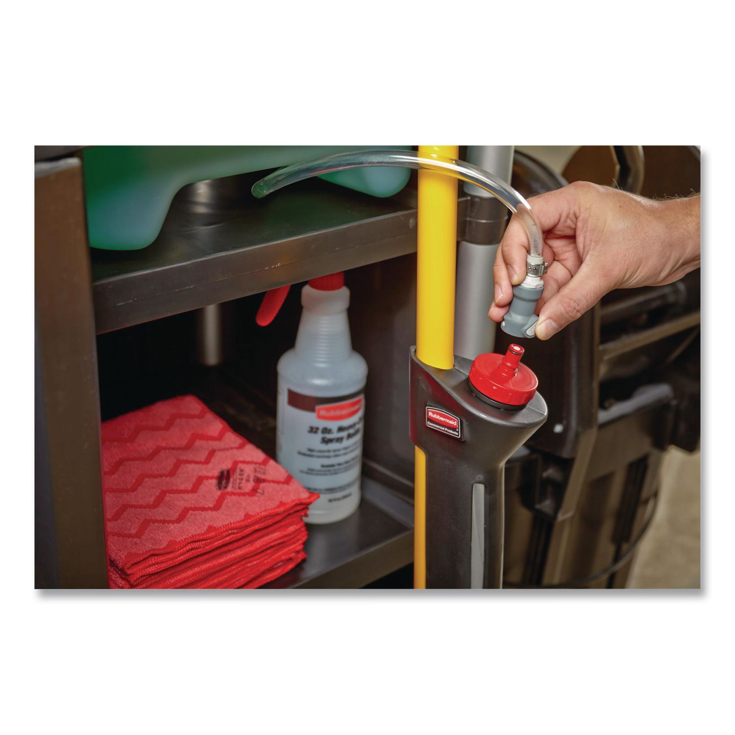 HYGEN Pulse Caddy with Clean Connect, 2 gal, White - mastersupplyonline