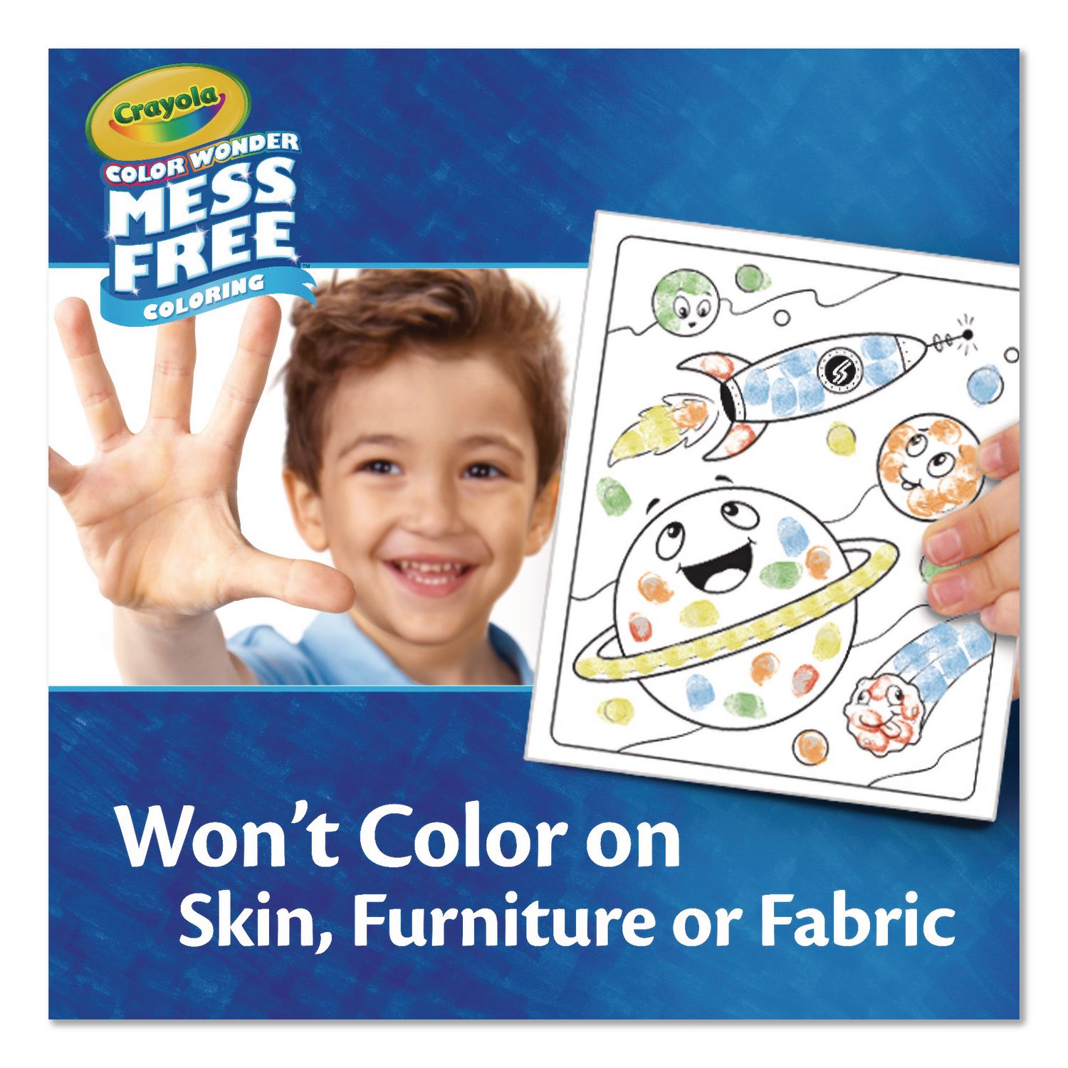 Crayola® Color Wonder Mess Free Coloring Fingerprint Activity Book ...
