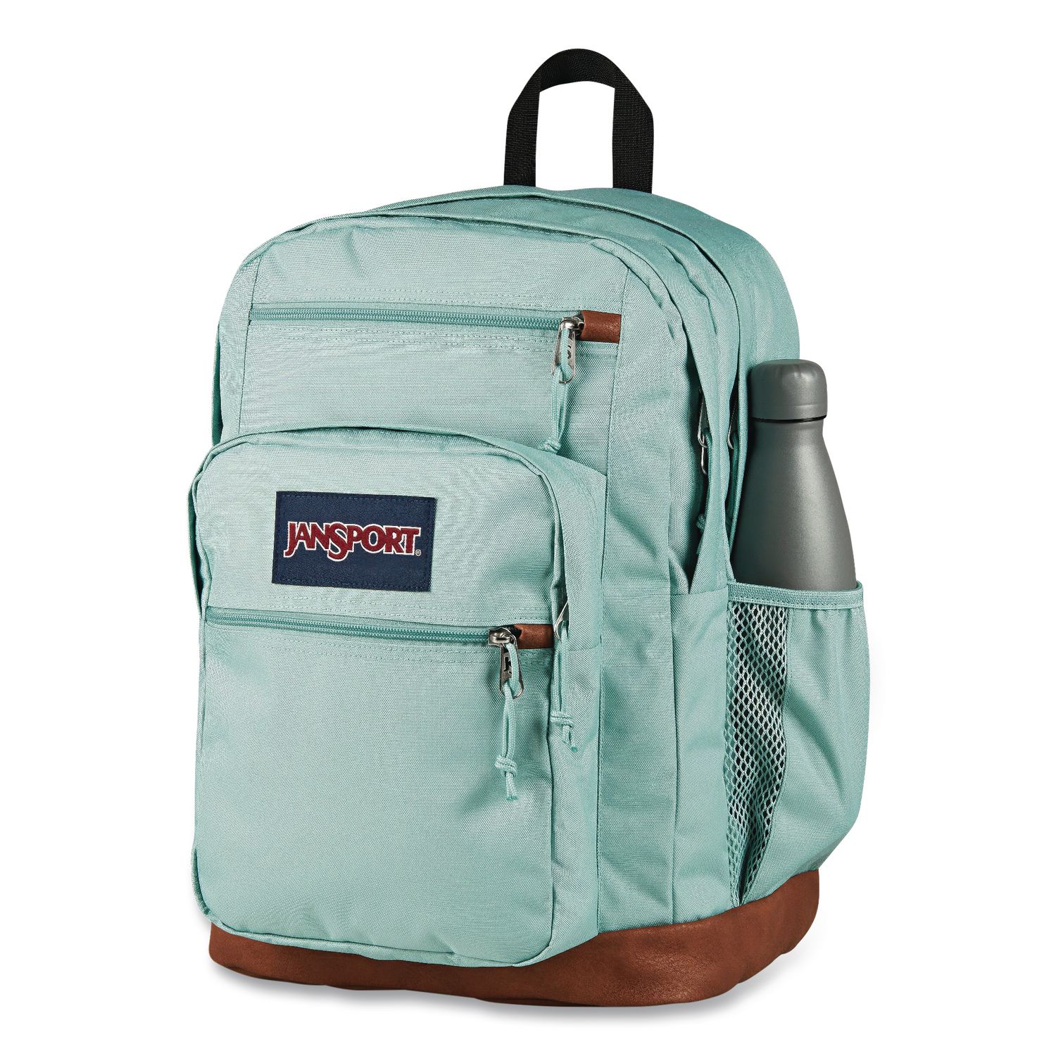 JanSport® Cool Student Laptop Backpack, Fits Devices Up to 15", Polyester/Synthetic Leather, 12 ...