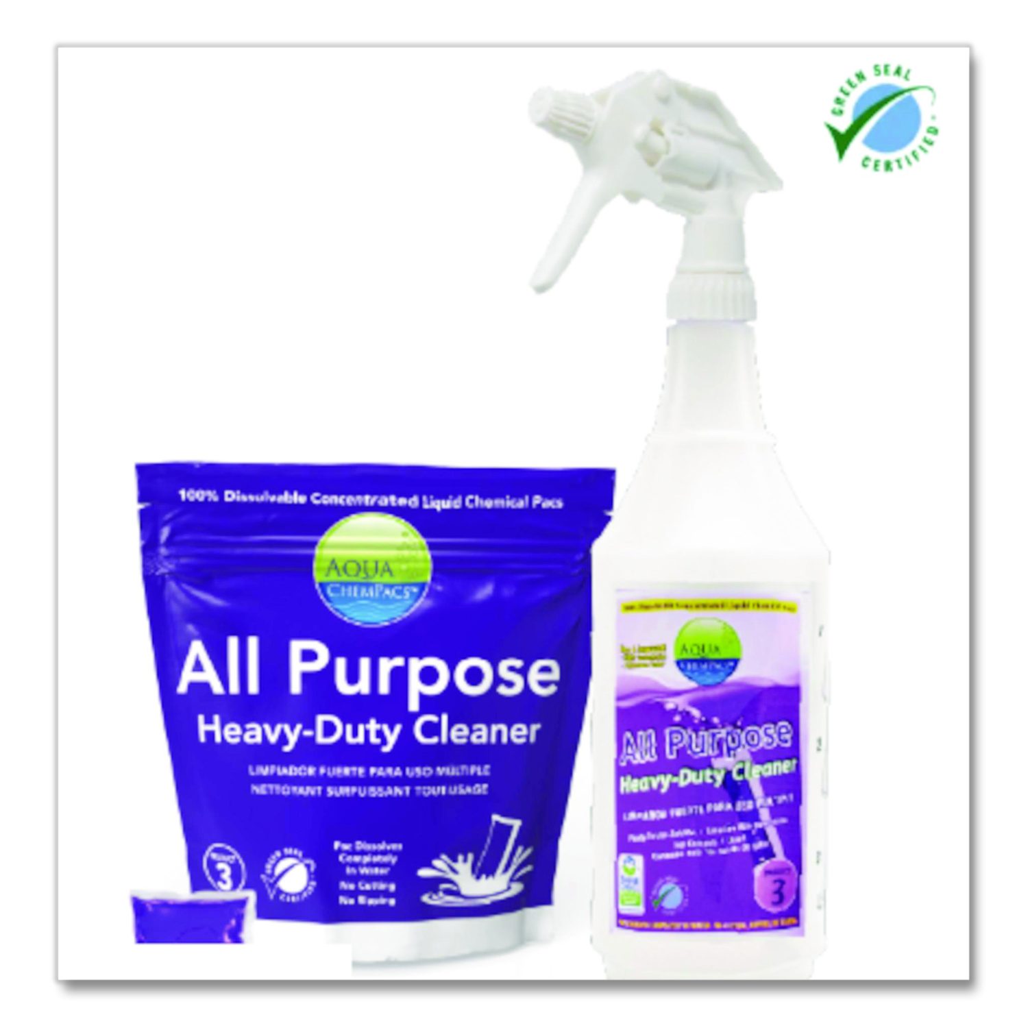 Diversey™ All Purpose Heavy-Duty Cleaner, Lavender Scent, 20 ChemPacs ...