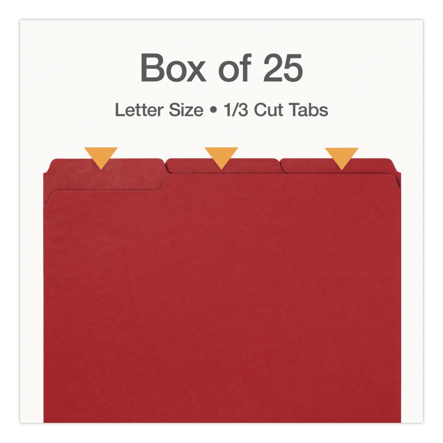 Pendaflex® Recycled Colored File Folders, 1/3-Cut Tabs: Assorted ...
