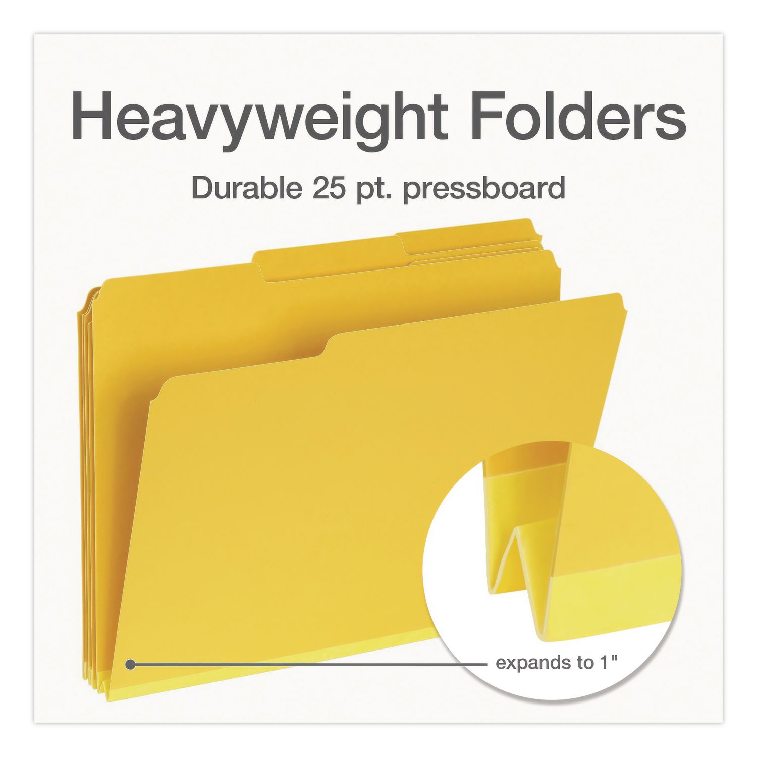Pendaflex® Recycled Colored File Folders, 1/3-Cut Tabs: Assorted ...