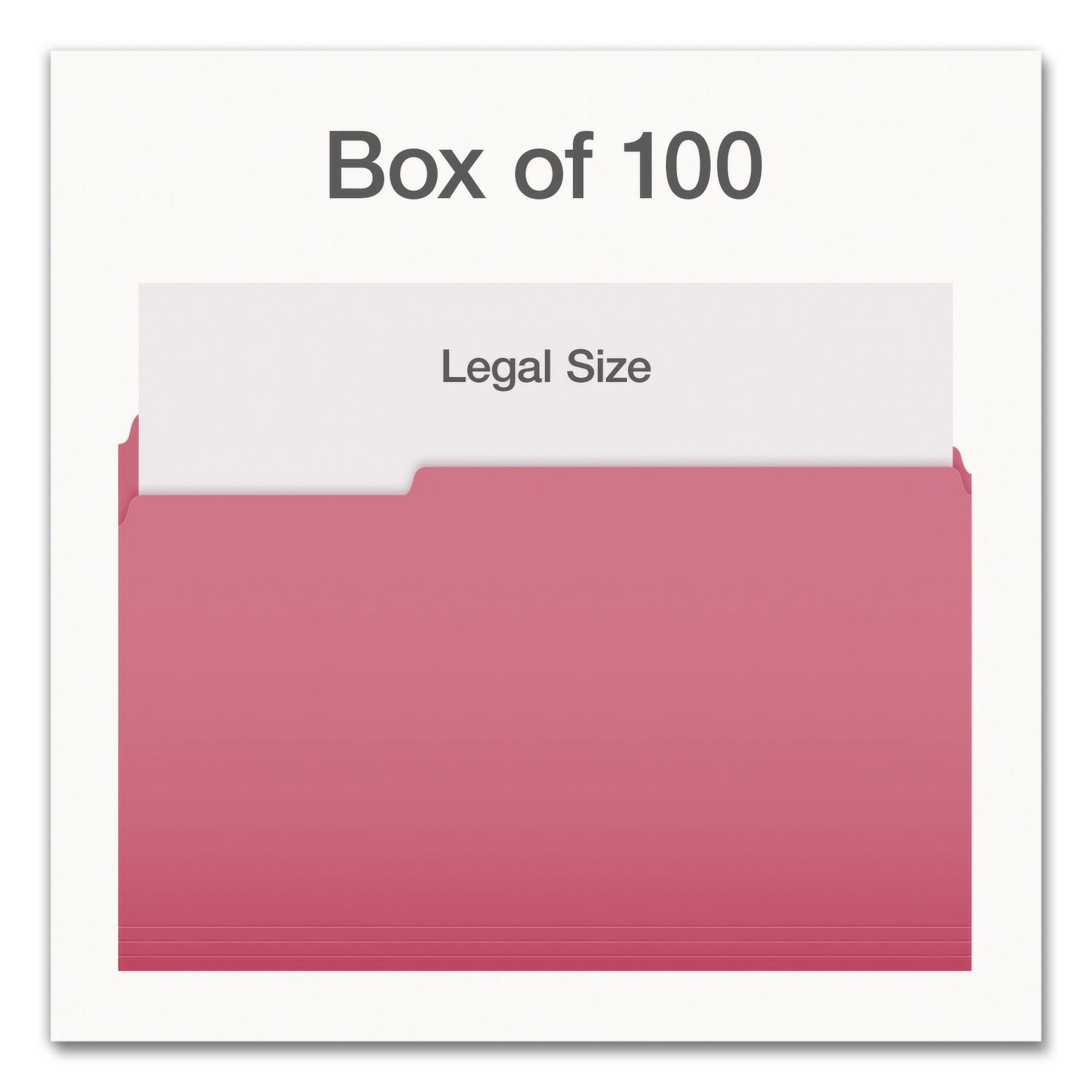 Pendaflex® Double-Ply Reinforced Top Tab Colored File Folders, 1/3-Cut ...