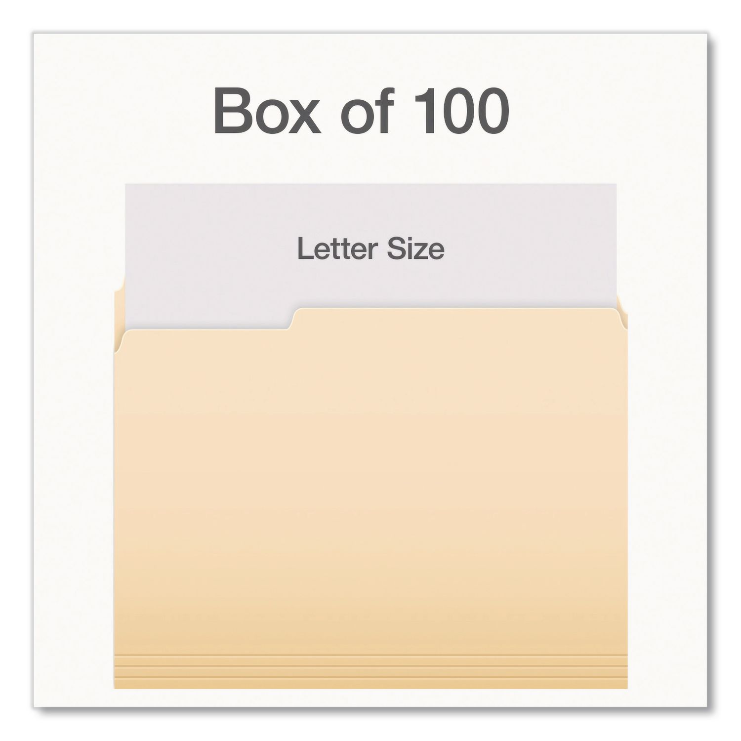 Pendaflex® Manila File Folders, 1/3-Cut Tabs: Assorted, Letter, 0.75 ...