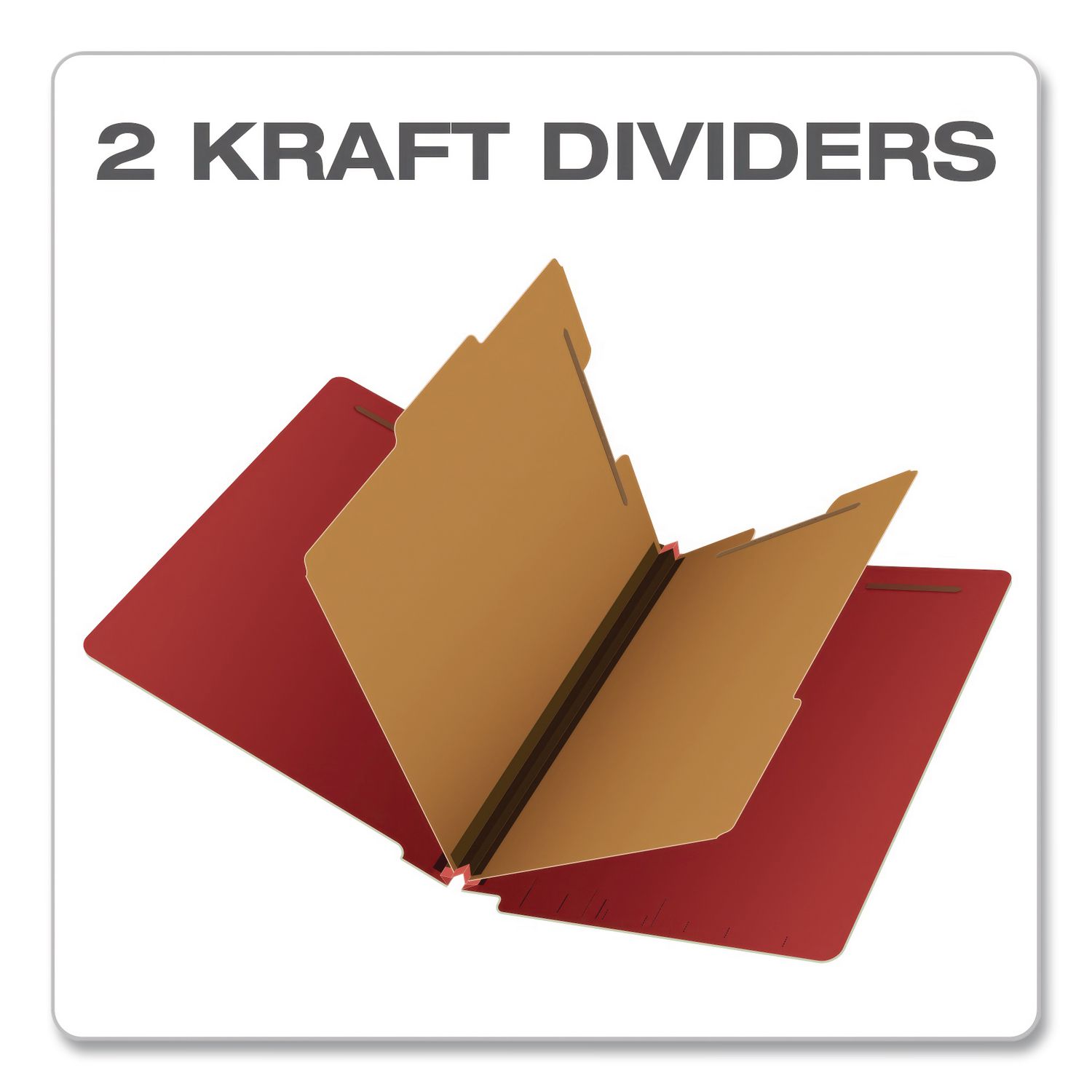 Pendaflex® Heavy-Duty Pressboard End Tab Classification Folders ...