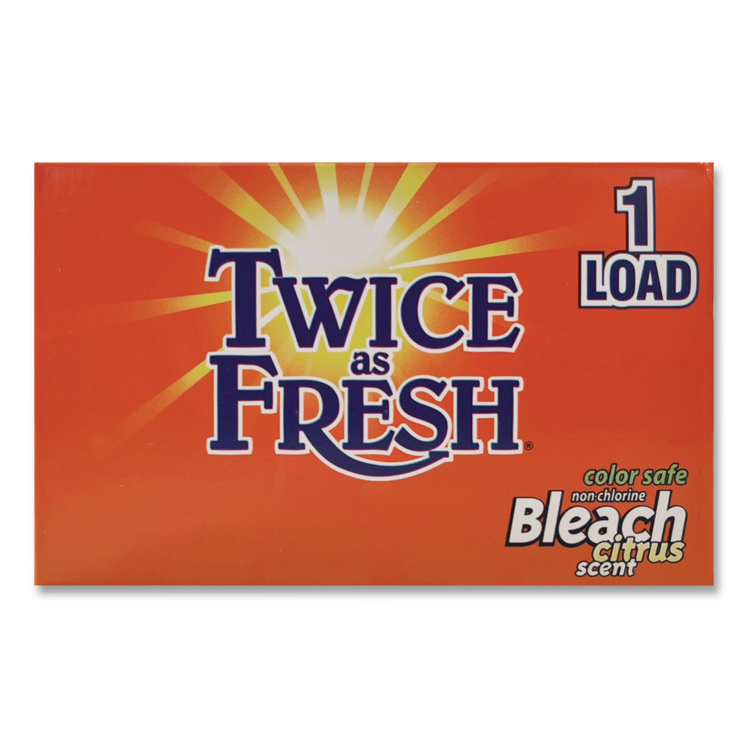 Twice as Fresh® Color Safe Powder Bleach Vend Pack, 1 Load Box, 100 ...
