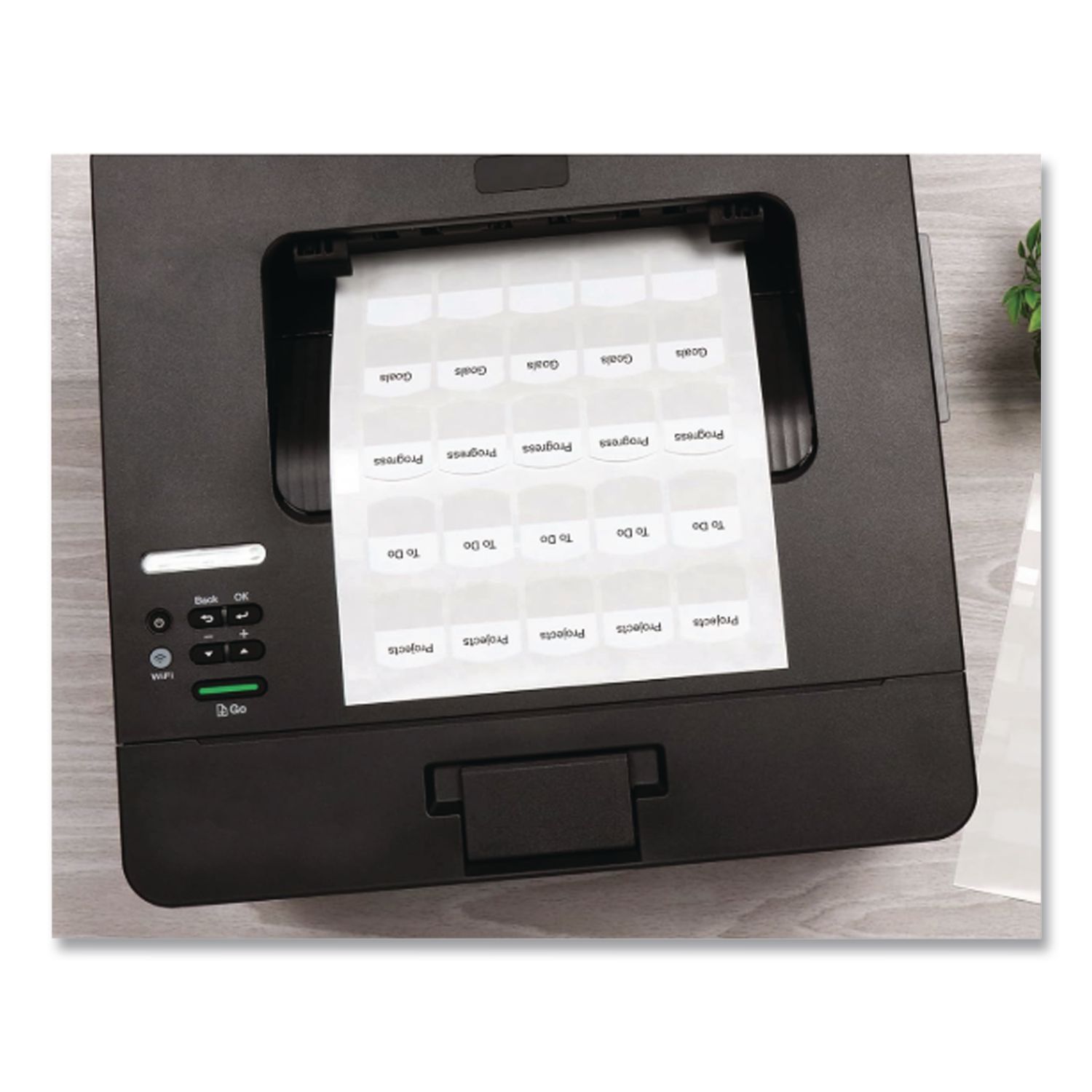 Redi-Tag® Laser Printable Index Tabs, 1/5-Cut, White, 1.13" Wide, 375 ...