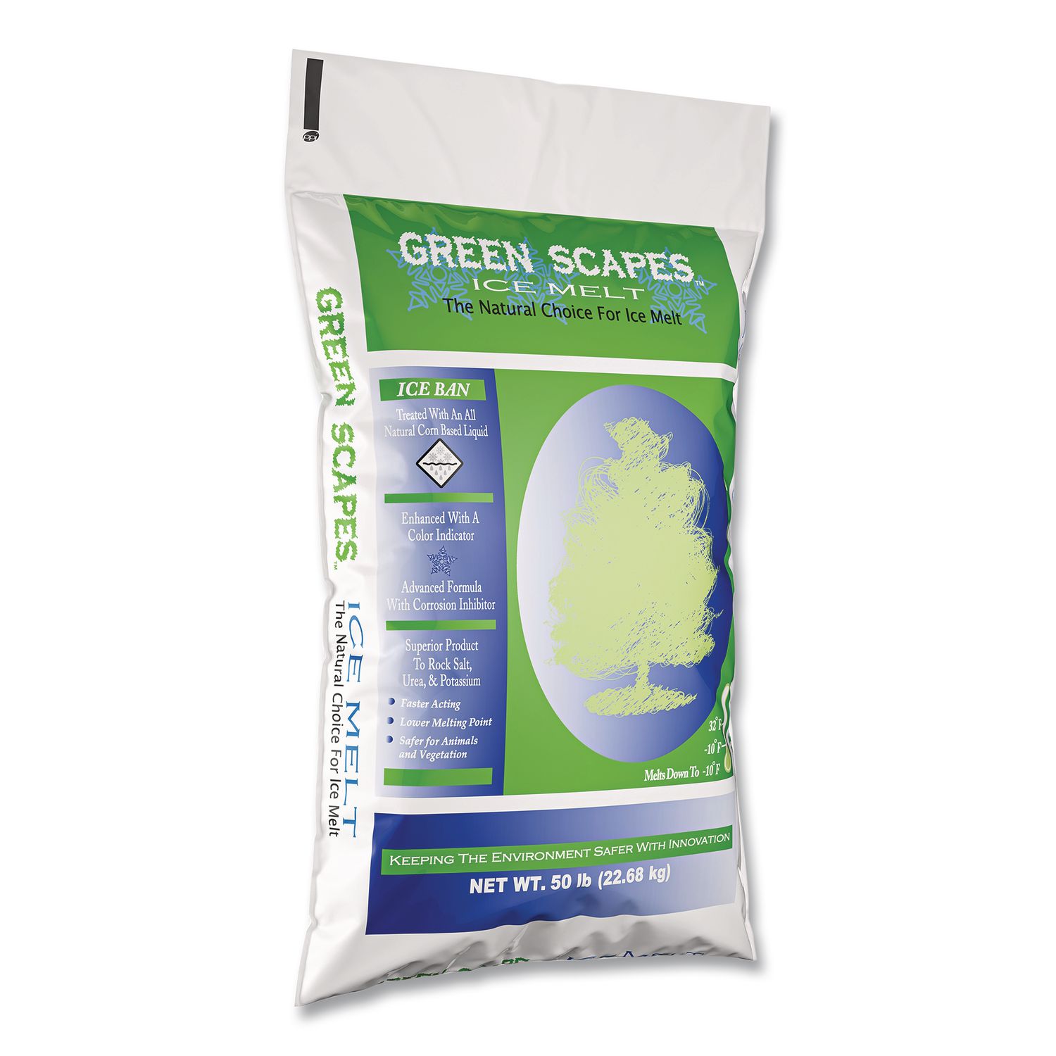 Scotwood Industries Green Scapes Ice Melt, 50 lb Bag, 50/Pallet ...