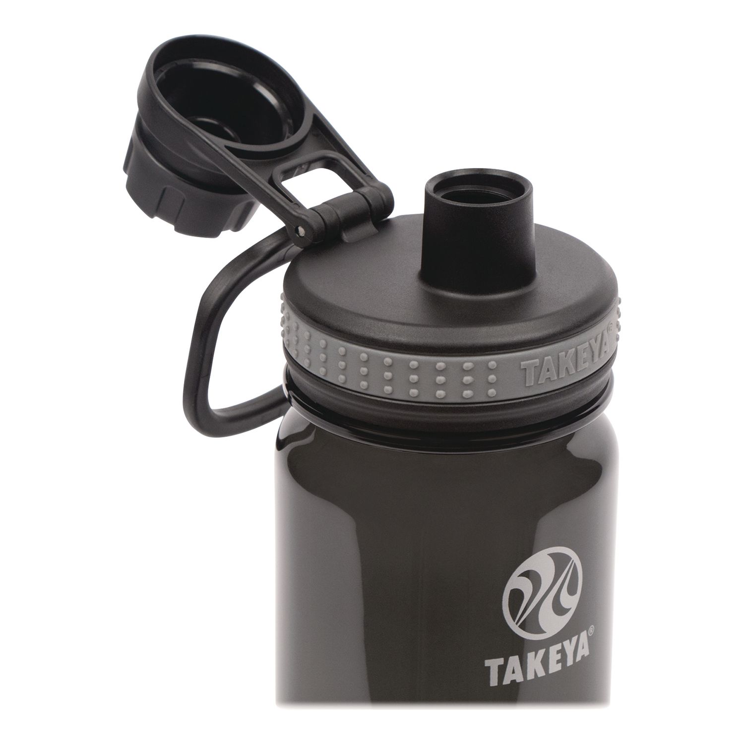 TAKEYA® Tritan Plastic Water Bottle, 18 oz, 1 Royal Bottle, 1 Black ...
