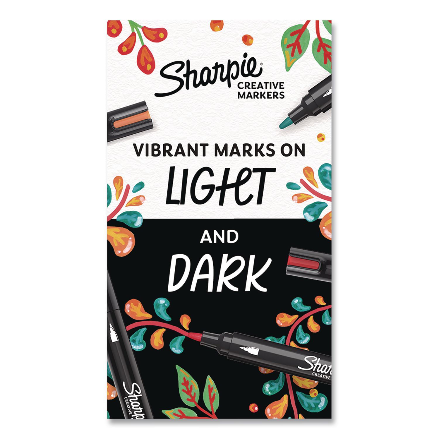 Sharpie® Creative Markers, Earth Tones, Bullet Tip, Assorted, 5/Pack ...