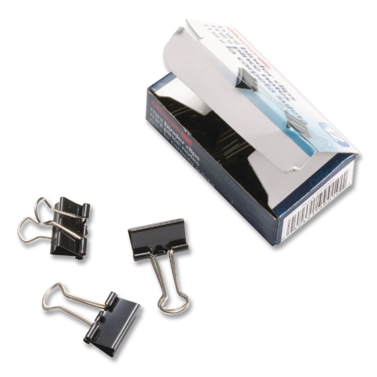 Officemate Mini Binder Clips, Black/Silver, Dozen ; | PR Chemical ...