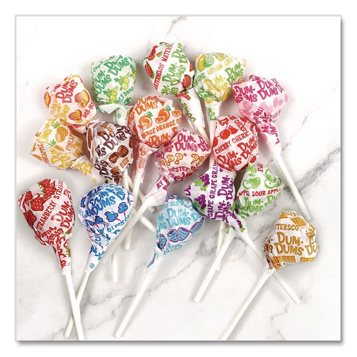 Dum-Dum-Pops, Assorted, Individually Wrapped, 33.9 oz, 200/Pack ...