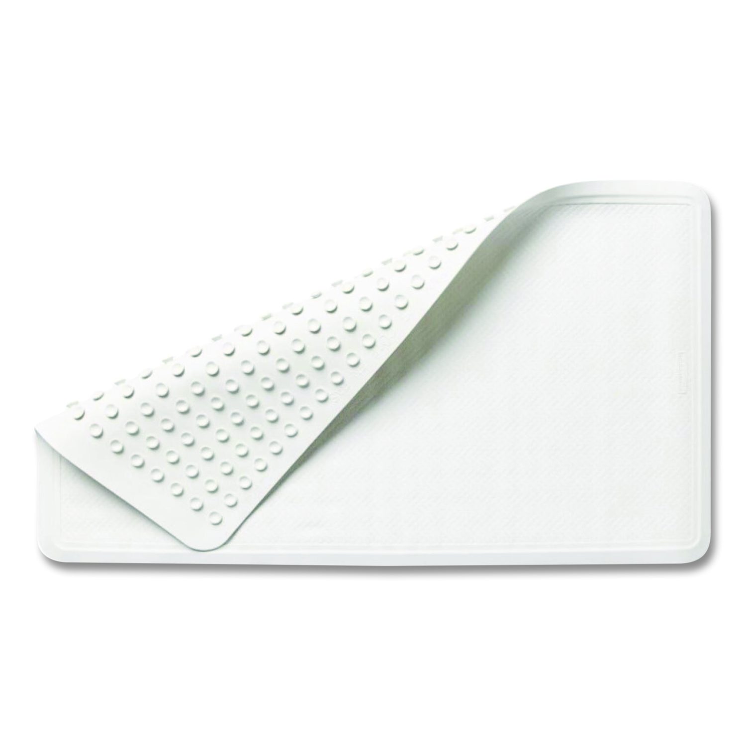 Safti-Grip Bath Mats, White Textured Surface, Suction-Cup Backing, 16 ...