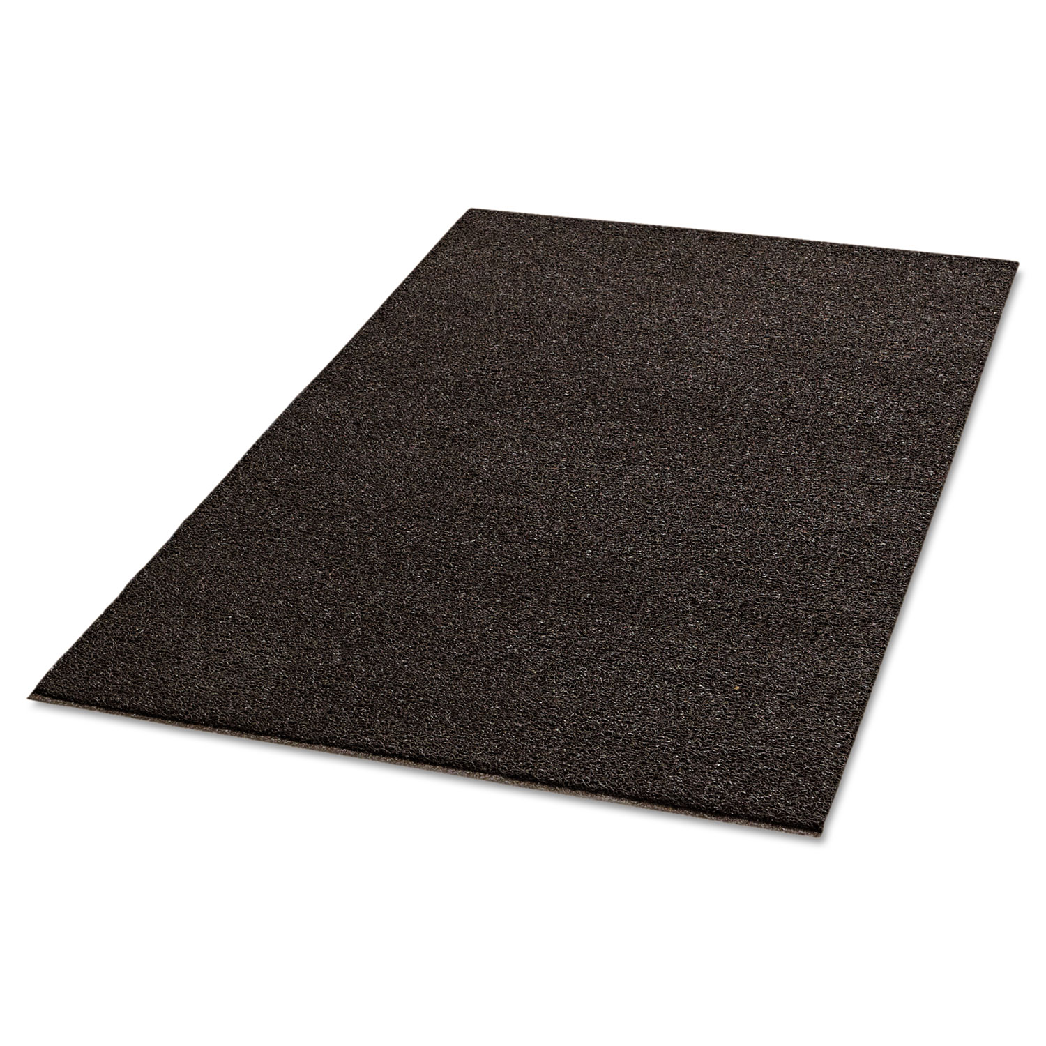 Spaghetti Vinyl-Loop Floor Mat, Rectangular, Brown Spaghetti Loop ...
