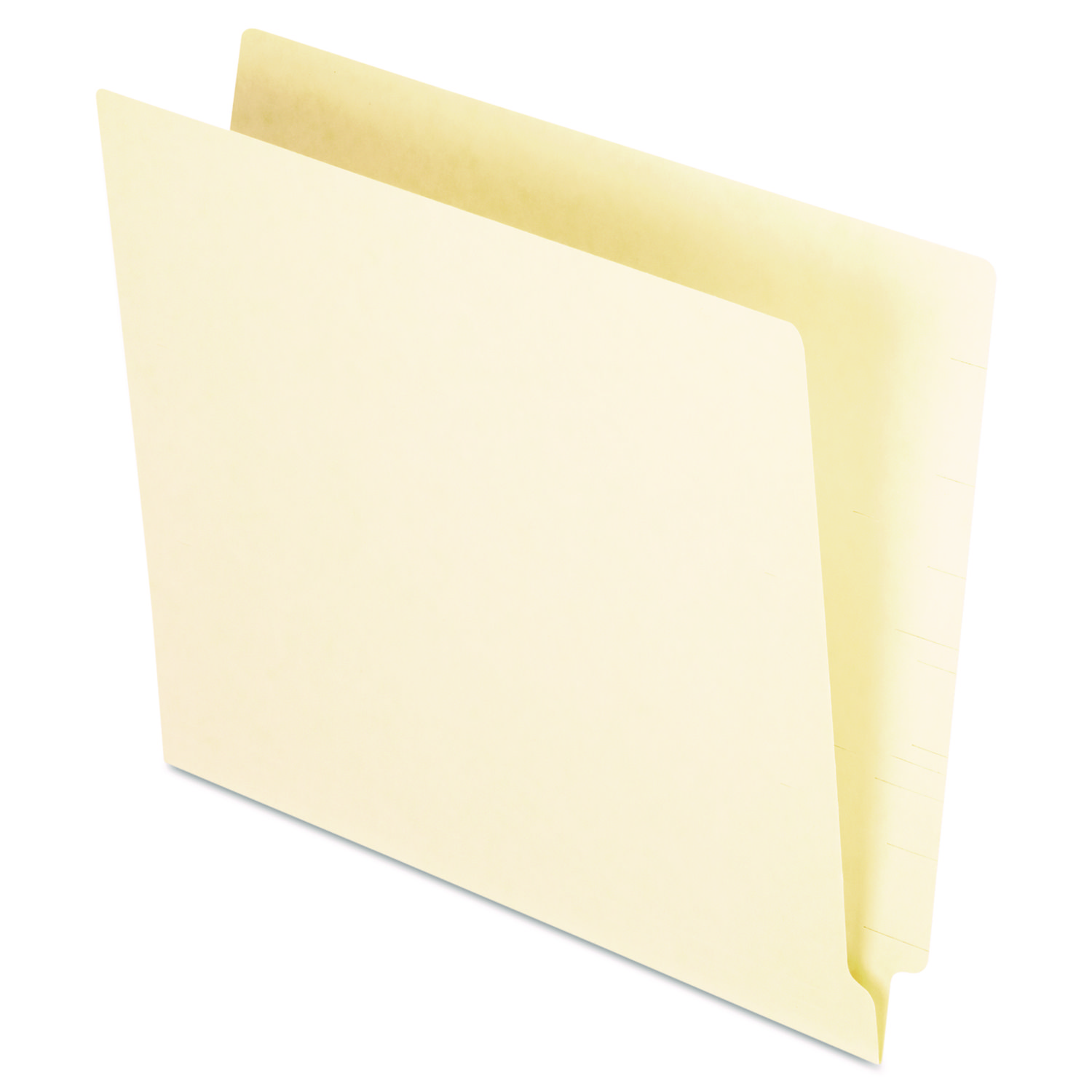 Manila End Tab Folders, 9.5" High Front, Straight 1-Ply Tabs, Letter ...