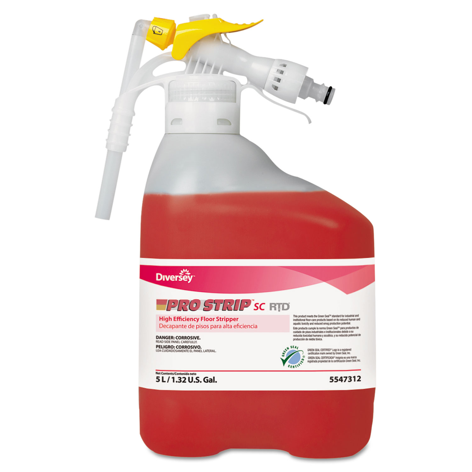 Pro Strip SC High-Efficiency Floor Stripper, 5 L Spray Bottle - Zerbee