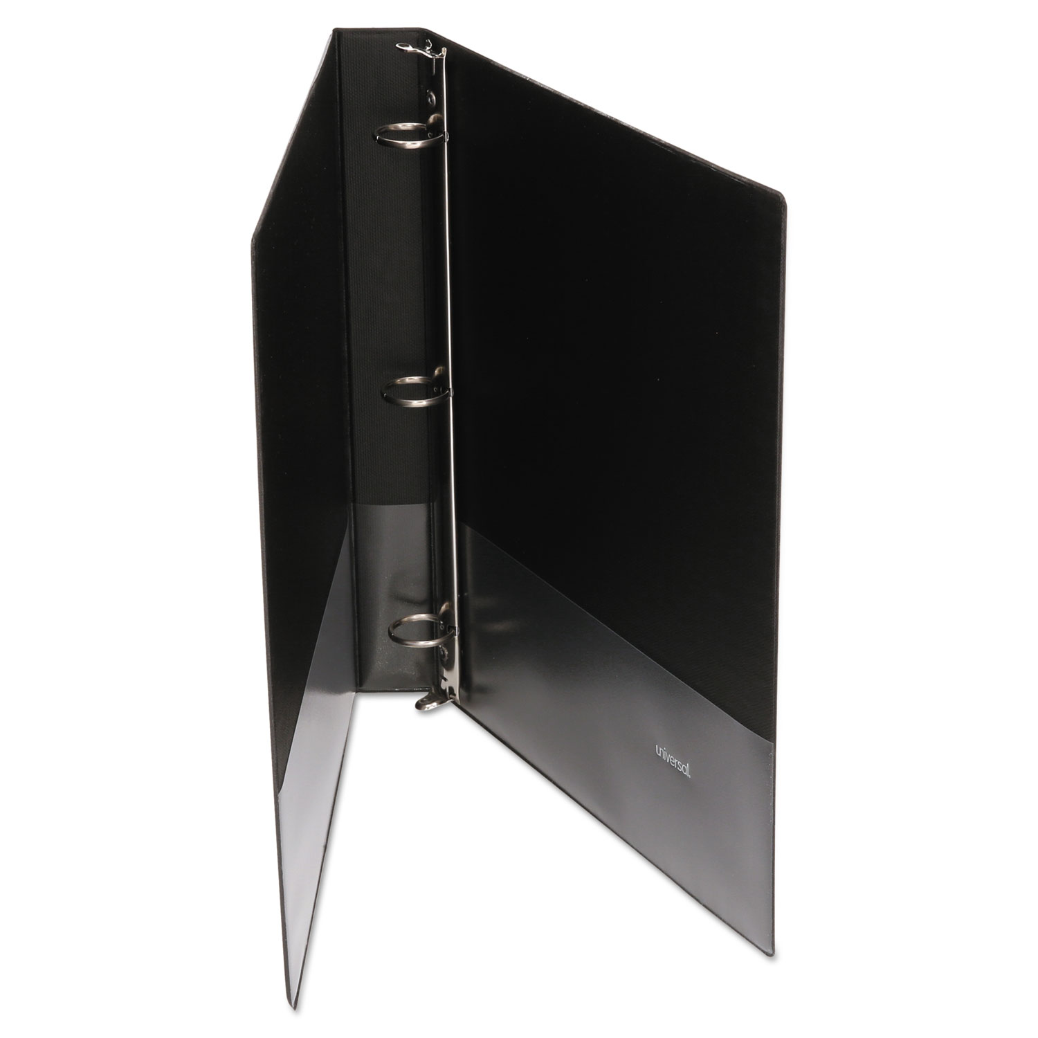 Economy Non-View Round Ring Binder, 3 Rings, 0.5" Capacity, 11 x 8.5 ...