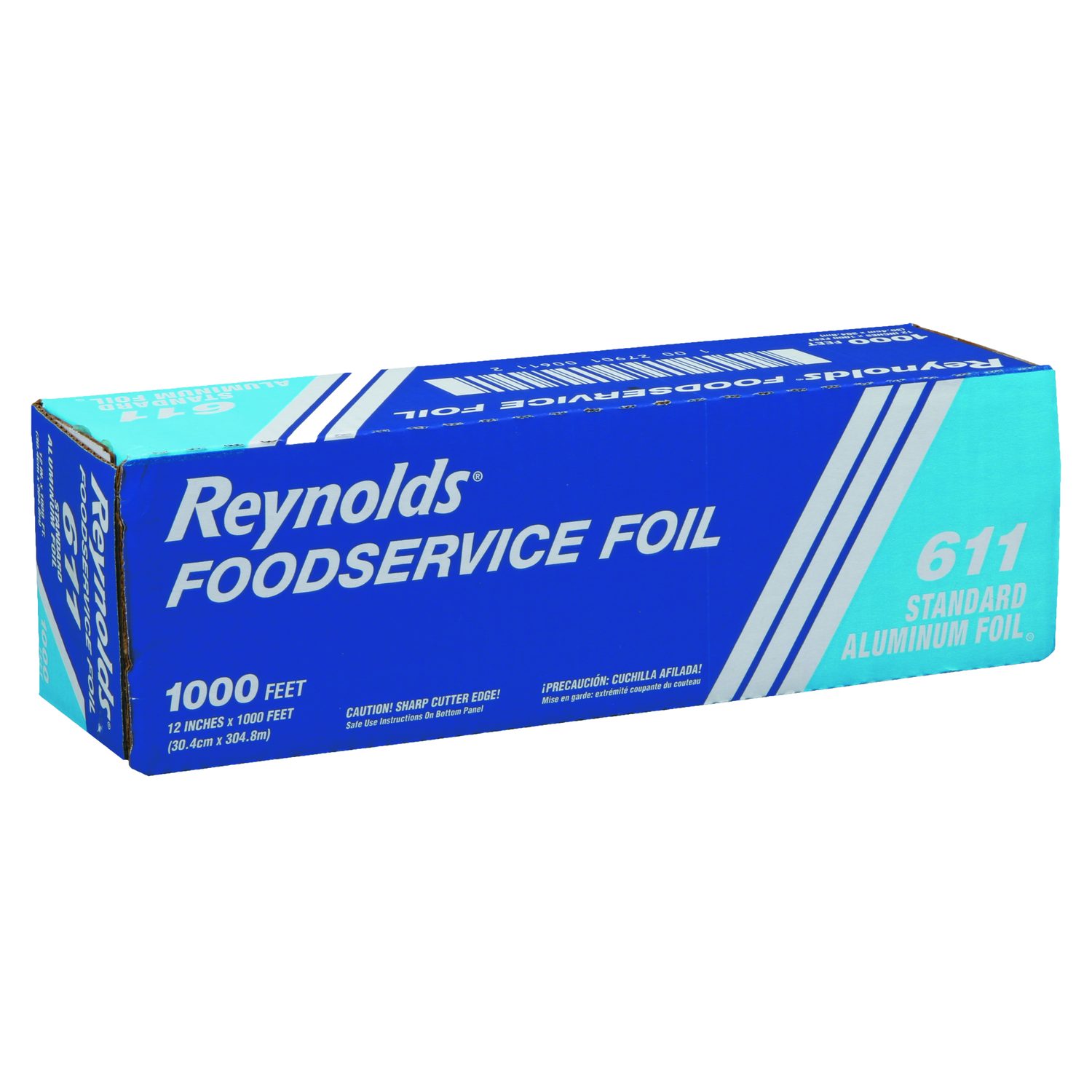 Standard Aluminum Foil Roll 12 X 1000 Ft Silver Standard Aluminum Foil Roll 12 X 1000 Ft Silver