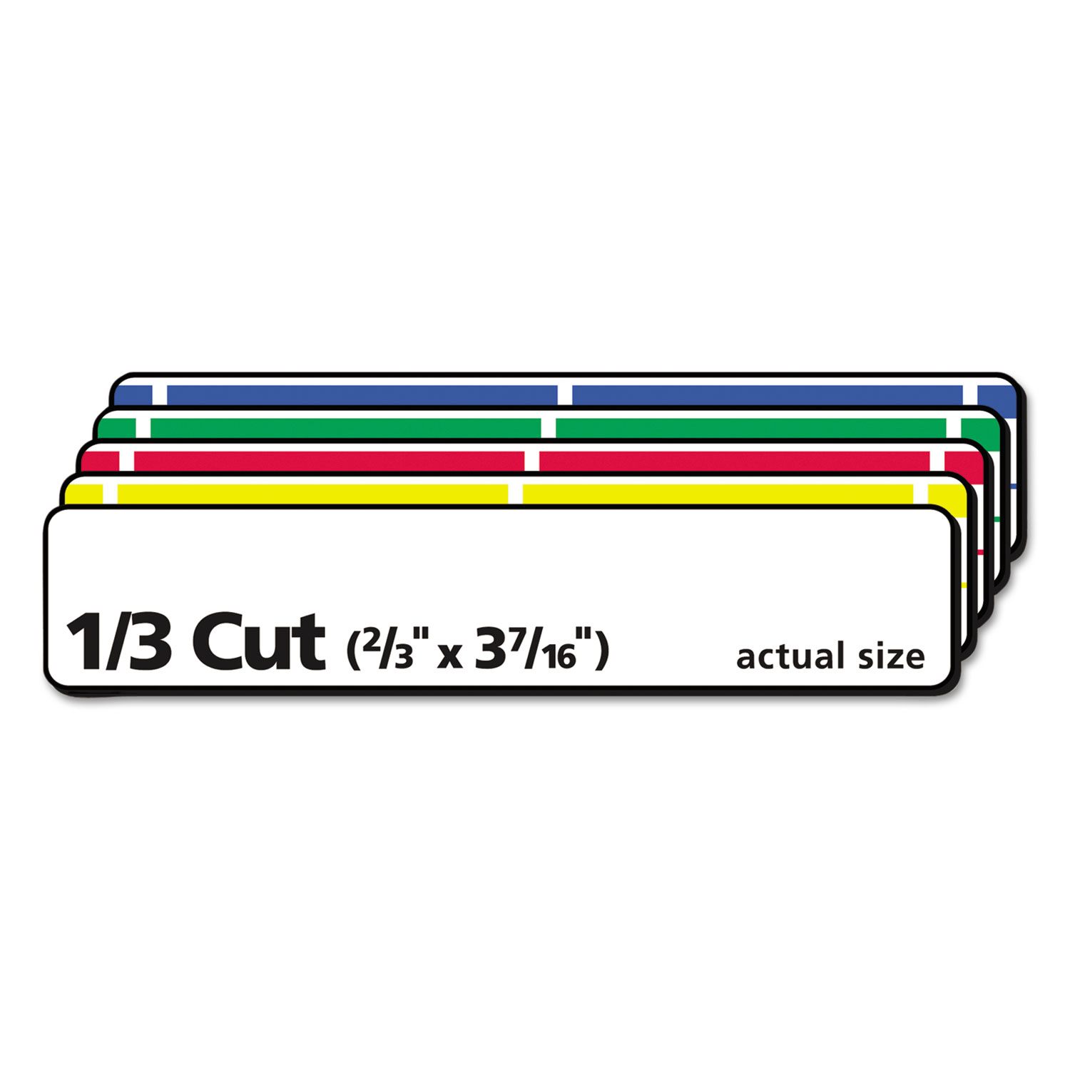 Permanent TrueBlock File Folder Labels with Sure Feed Technology, 0.66 ...