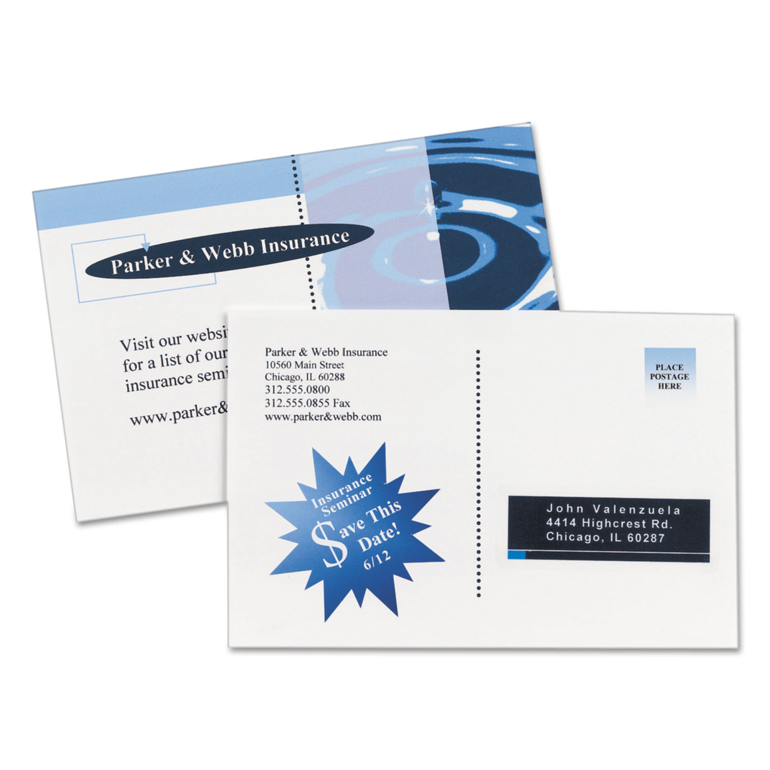Avery® Printable Postcards, Inkjet, 85 lb, 4.25 x 5.5, Matte White, 200 ...