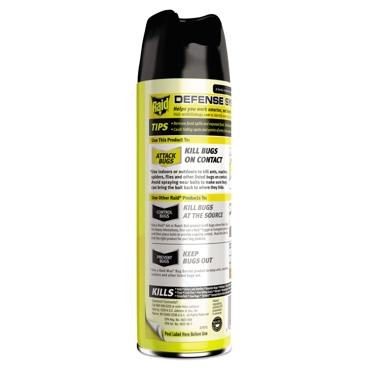 Raid® Multi Insect Killer, 15 oz Aerosol Spray, 12/Carton ; | Baxter ...