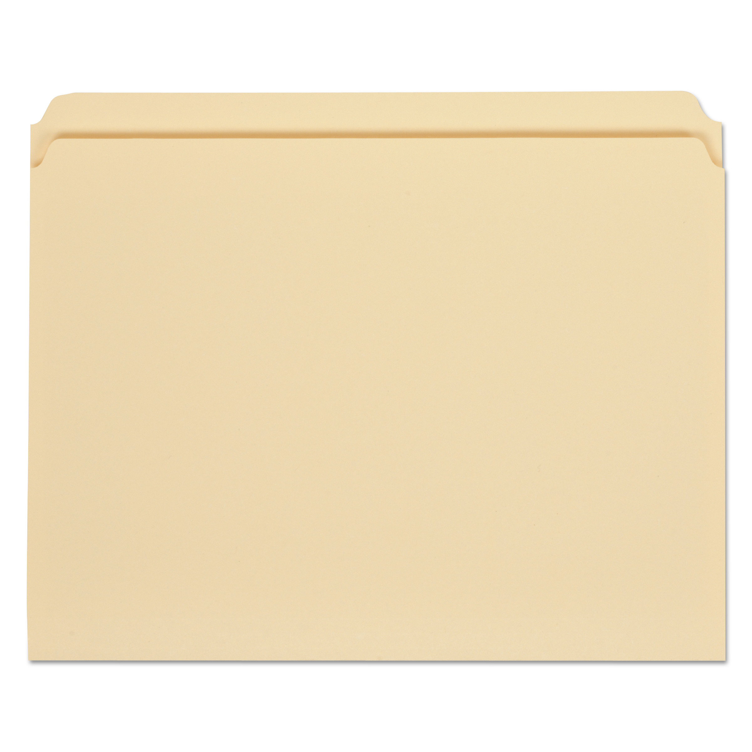 File Folders, Straight Cut, One-Ply Top Tab, Letter, Manila, 100/Box ...