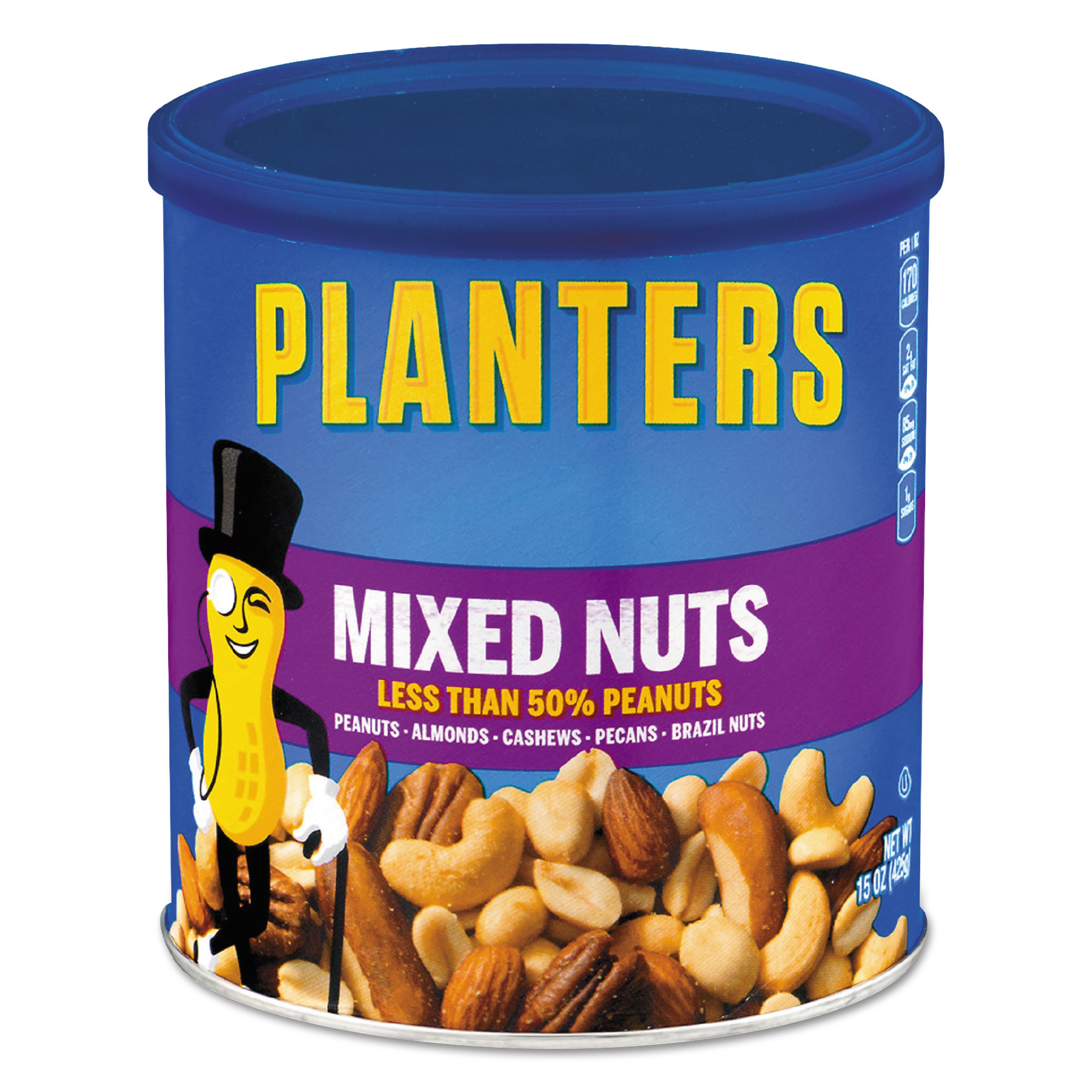 Mixed Nuts, 15 oz Can - pacificofficeproducts