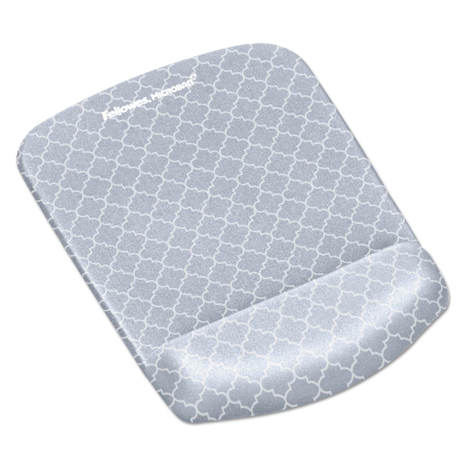 PlushTouch Mouse Pad with Wrist Rest, 7.25 x 9.38, Lattice Design ...