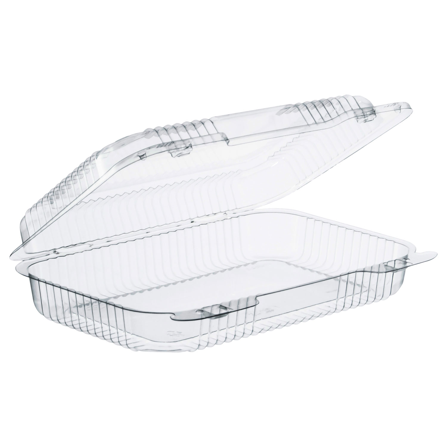 StayLock Clear Hinged Lid Containers, 9.4 x 6.8 x 2.1, Clear, Plastic ...