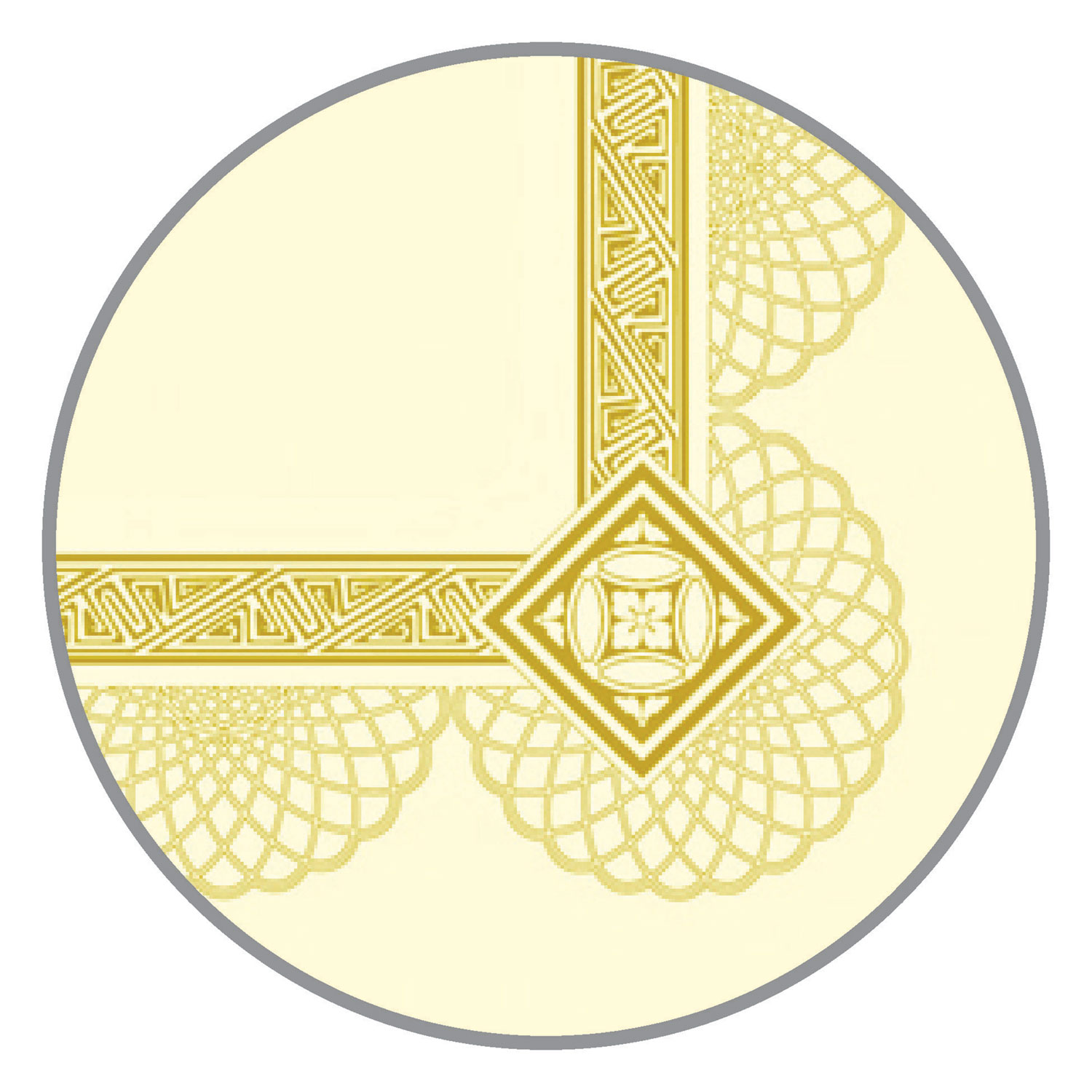 Premium Certificates, 8.5 x 11, Ivory/Gold with Spiro Gold Foil Border ...