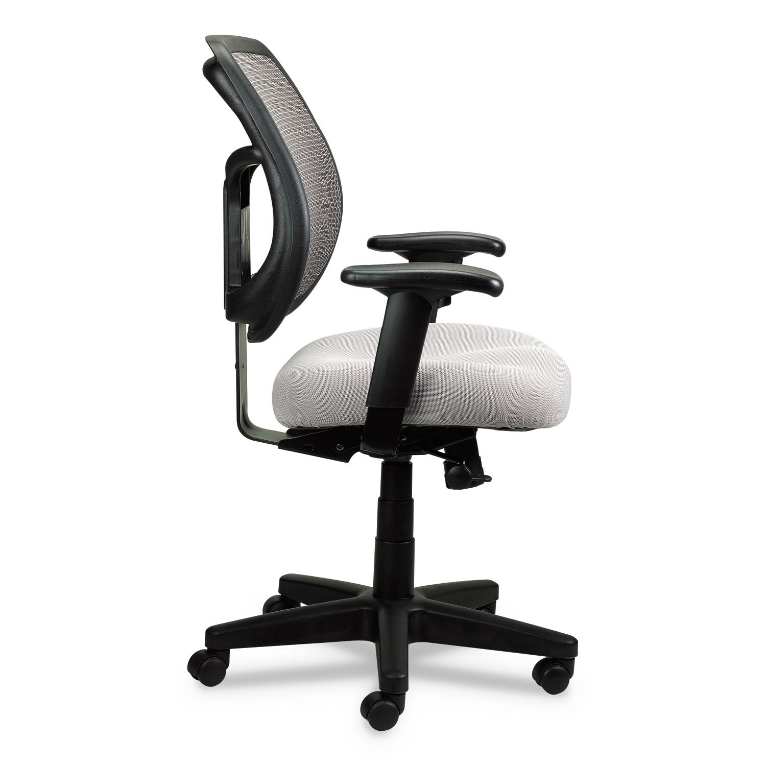 Apollo Mid-Back Mesh Chair, Silver Seat/Silver Back, Silver Base www ...