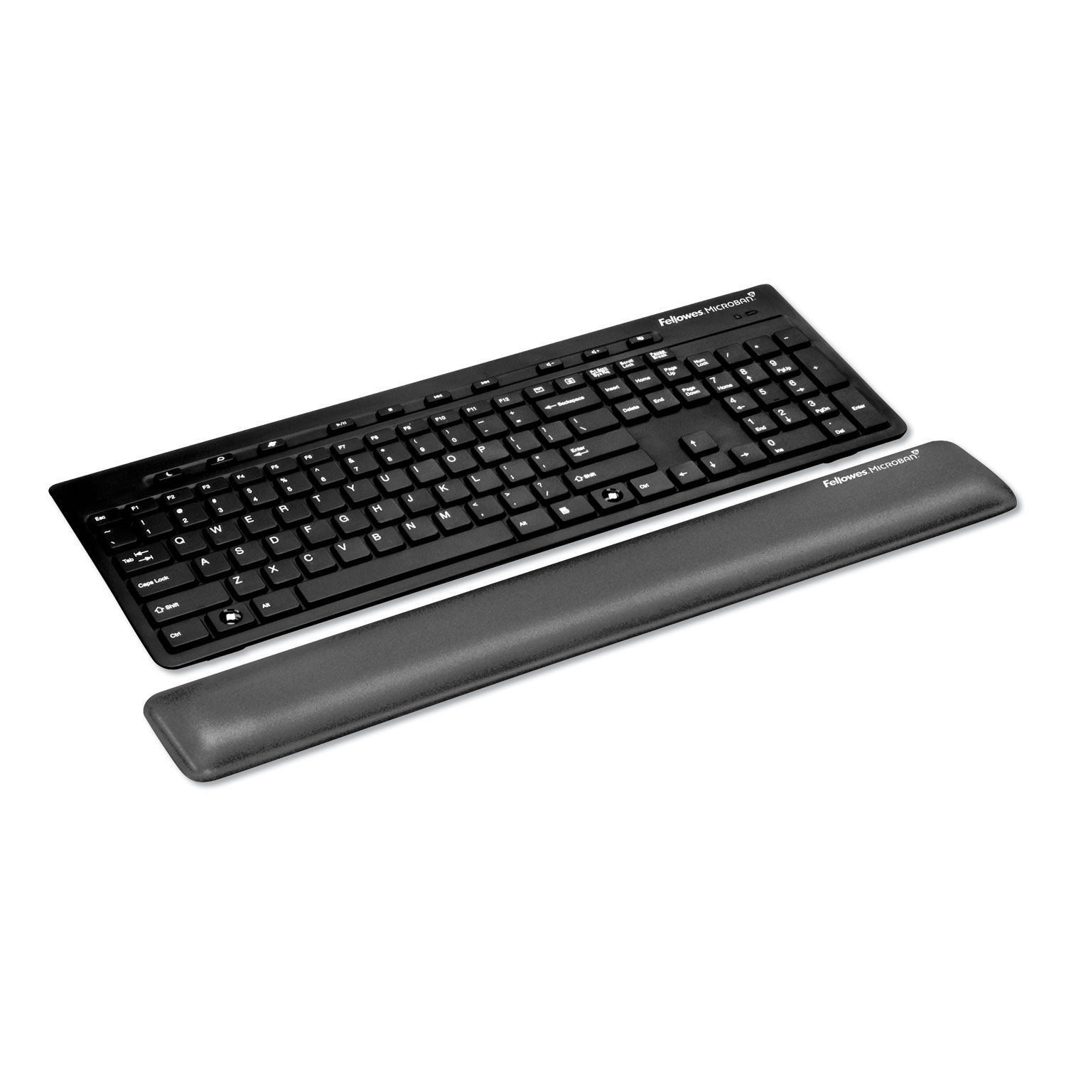 Fellowes® Keyboard Wrist Support with Microban Protection, 18.37 x 2.75 ...