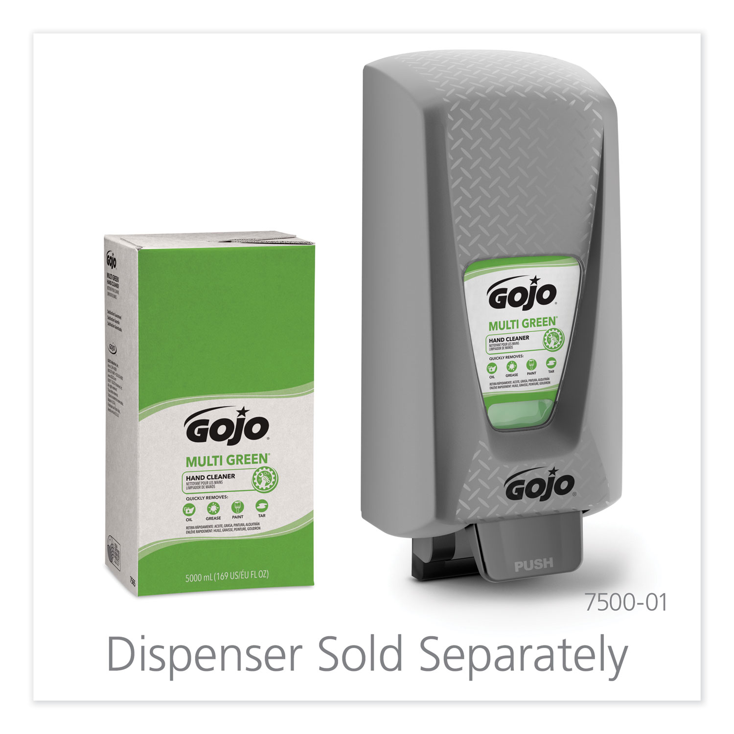 MULTI GREEN Hand Cleaner, Refill for GOJO PRO TDX Dispenser, Citrus ...