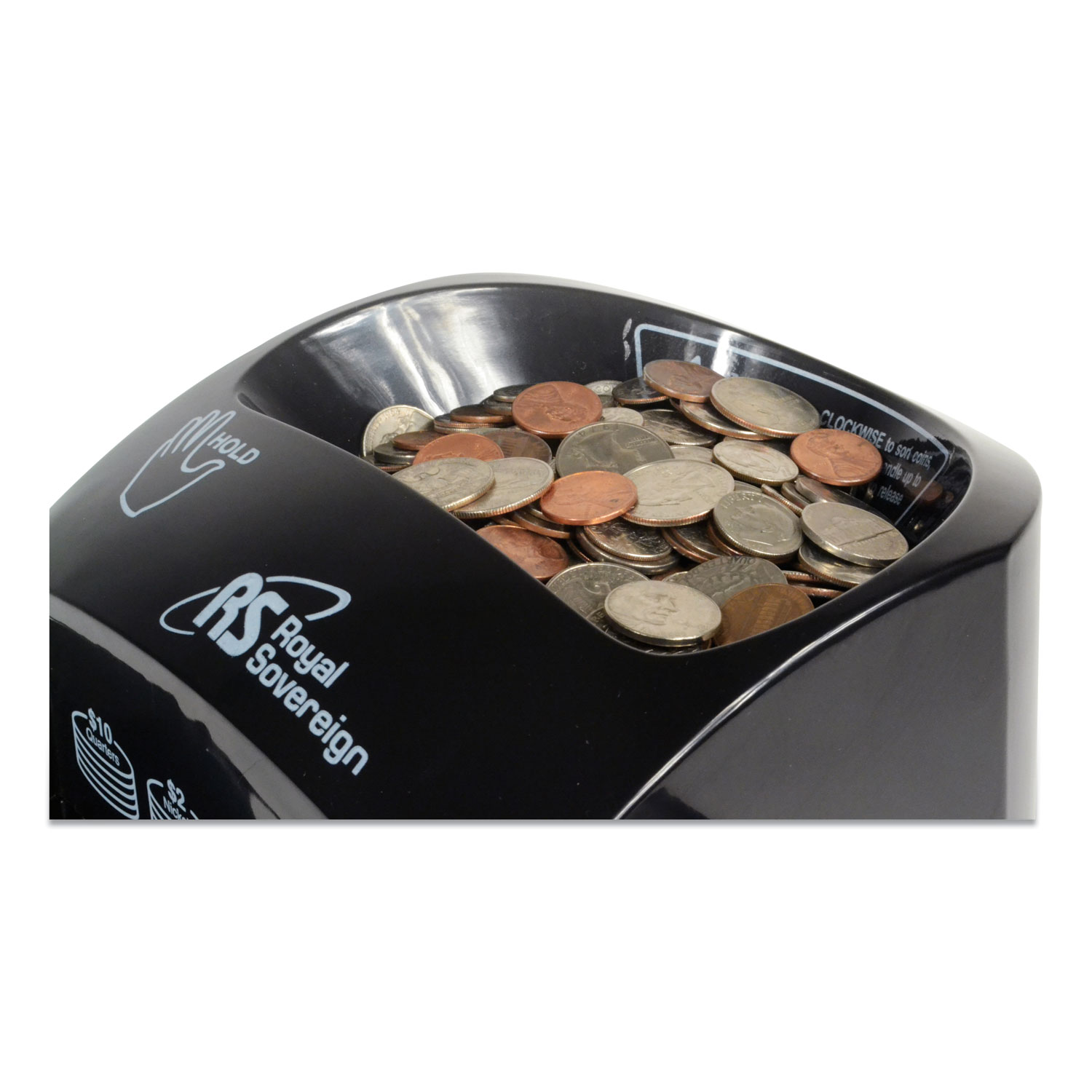 QS-1 Manual Coin Sorter, Pennies Through Quarters - Cartridge Savers