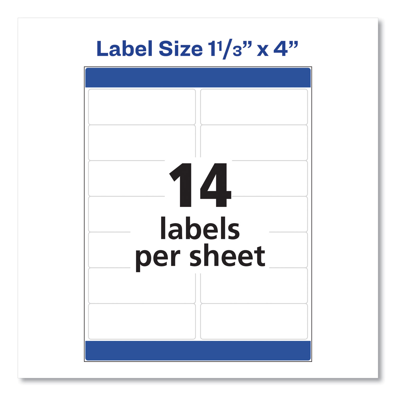 Easy Peel White Address Labels w/ Sure Feed Technology, Inkjet Printers ...