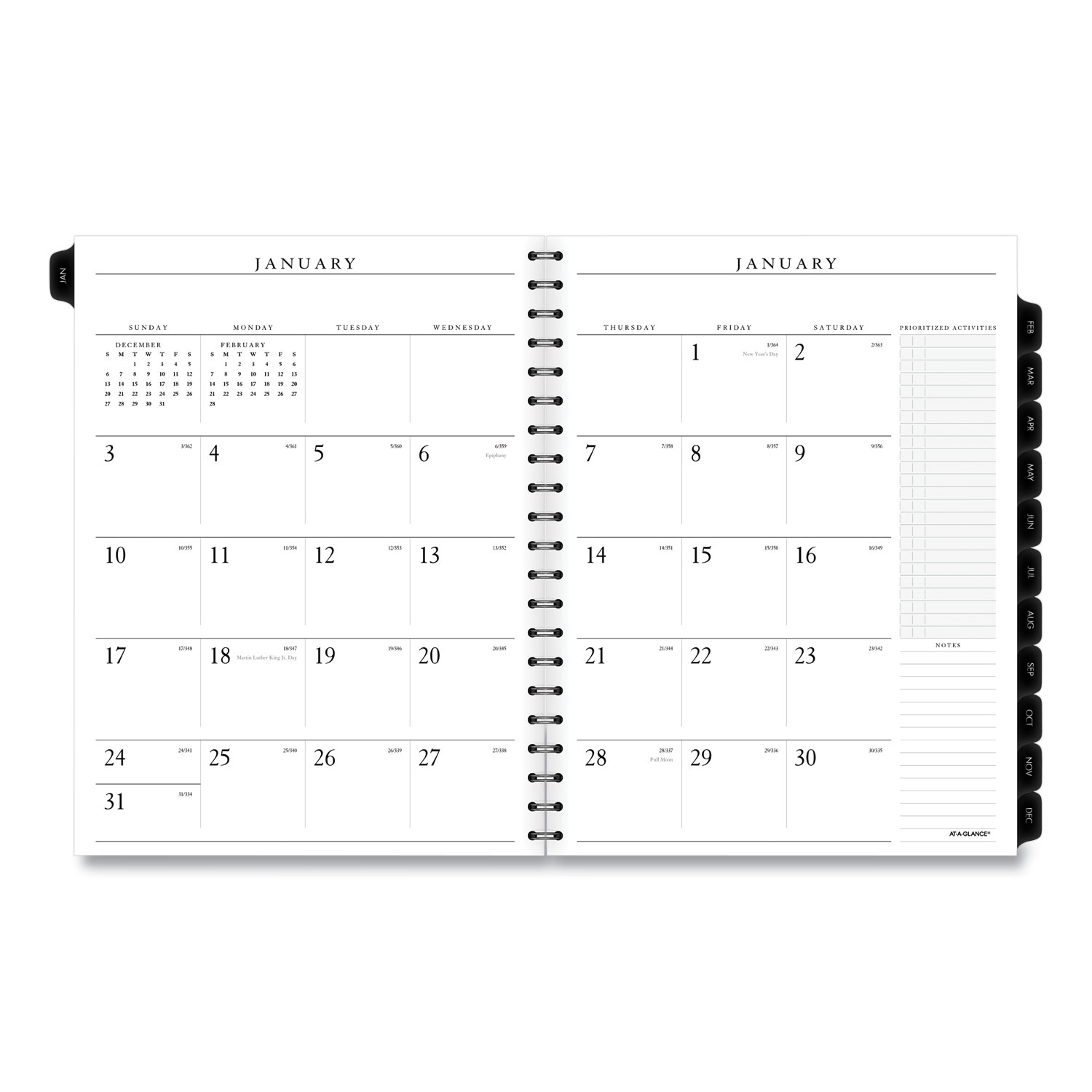 AT-A-GLANCE® Executive Weekly/Monthly Planner Refill with 15-Minute ...