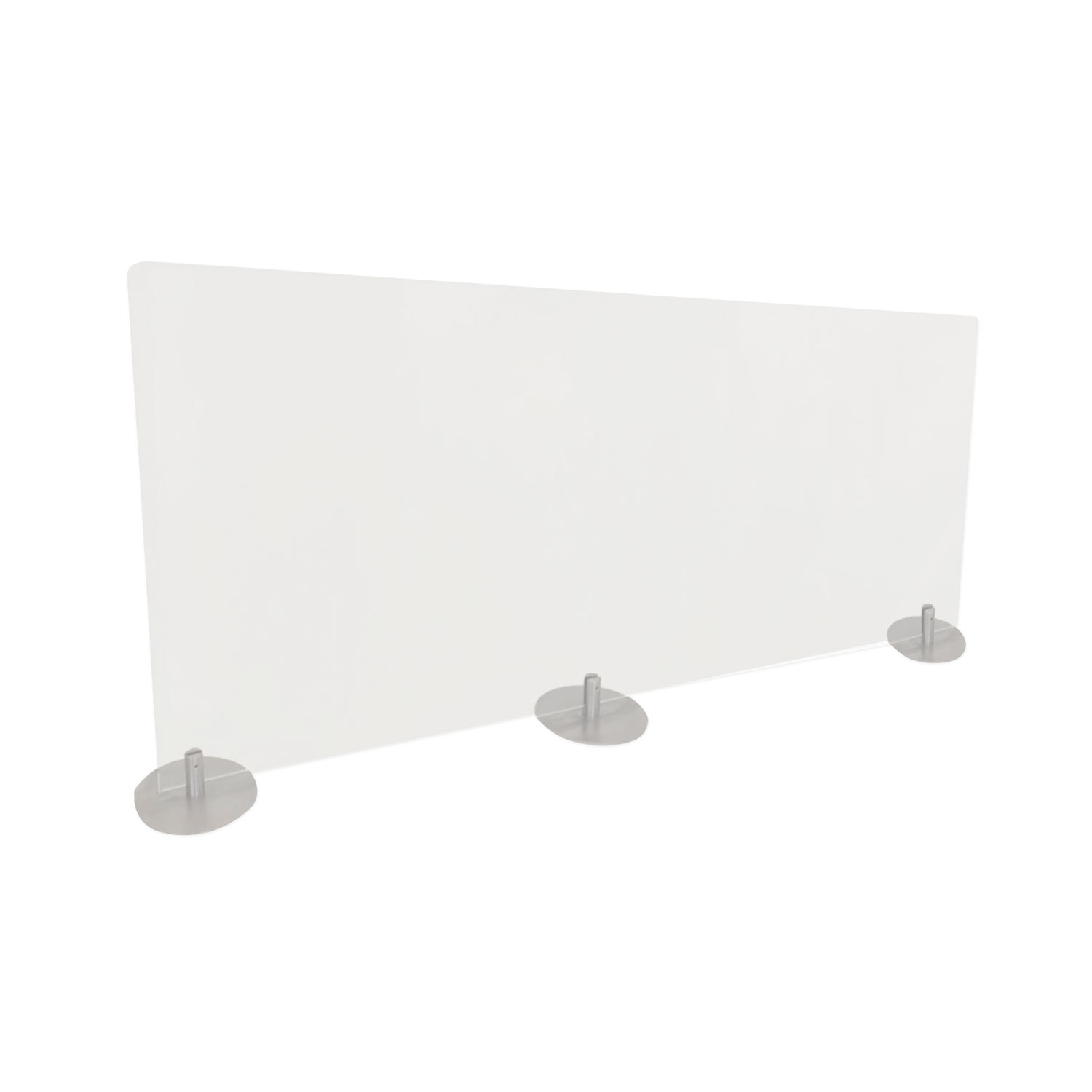 School Supplies Desktop Free Standing Acrylic Protection Screen, 59 x 5 ...