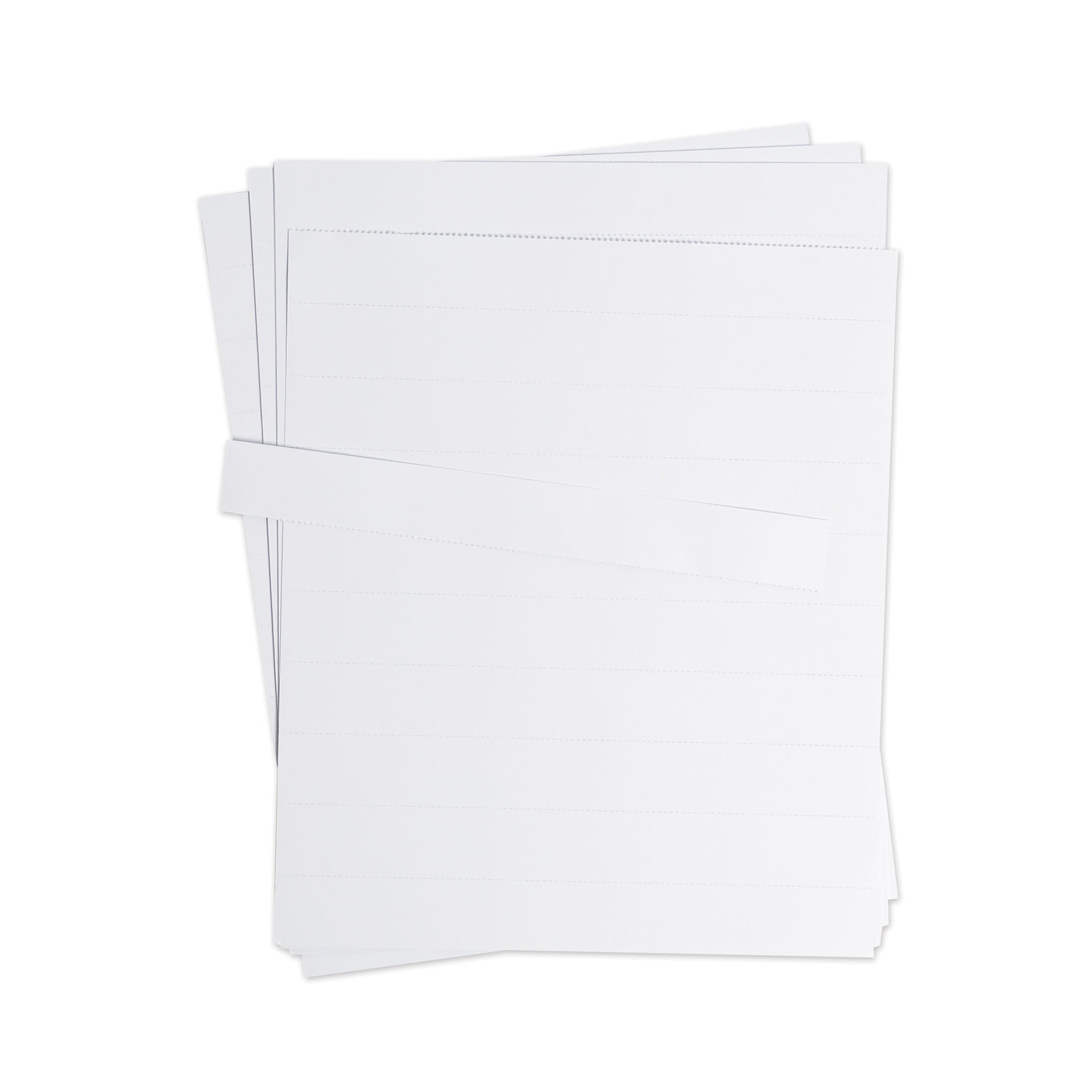 Data Card Replacement Sheet, 8.5 x 11 Sheets, Perforated at 1", White ...